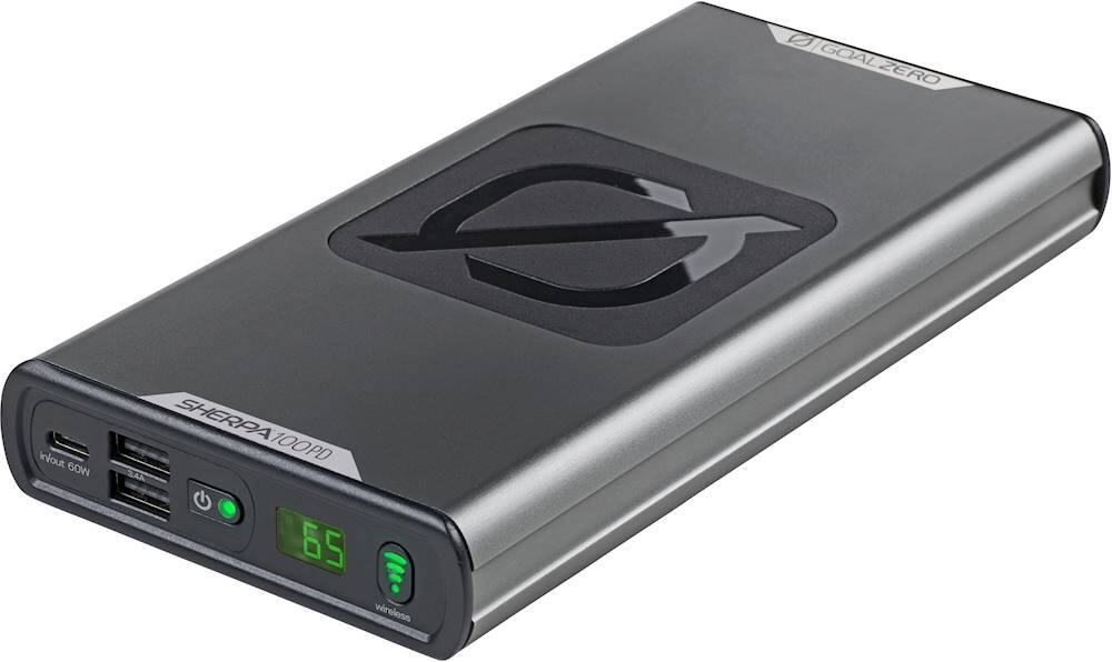 Best Buy: Goal Zero Sherpa 25,600 mAh Portable Charger for Most Qi and ...