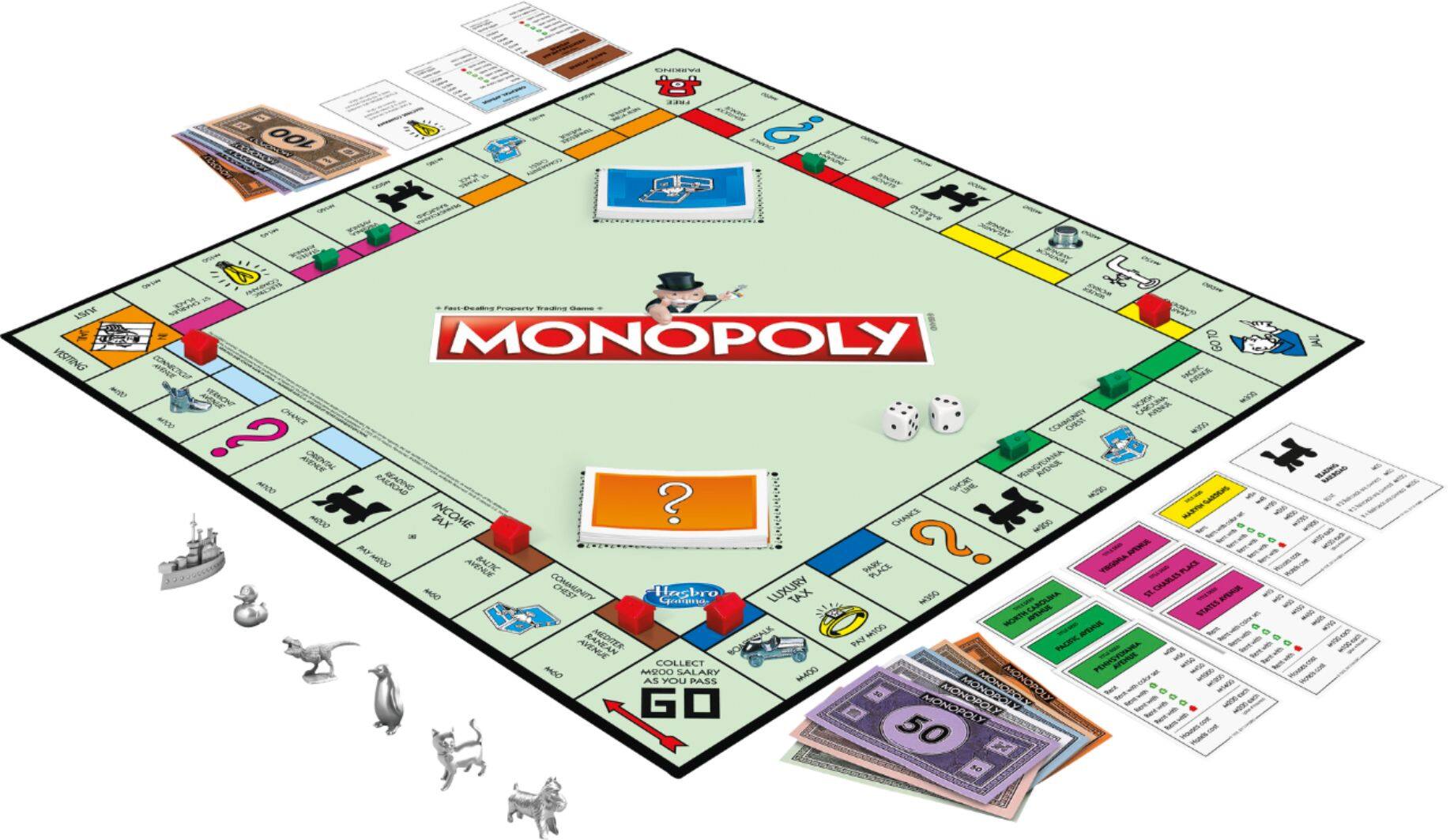 Original Genuine Monopoly Classic New Token Line Up BRAND NEW Board Game Spielzeug IC7086396