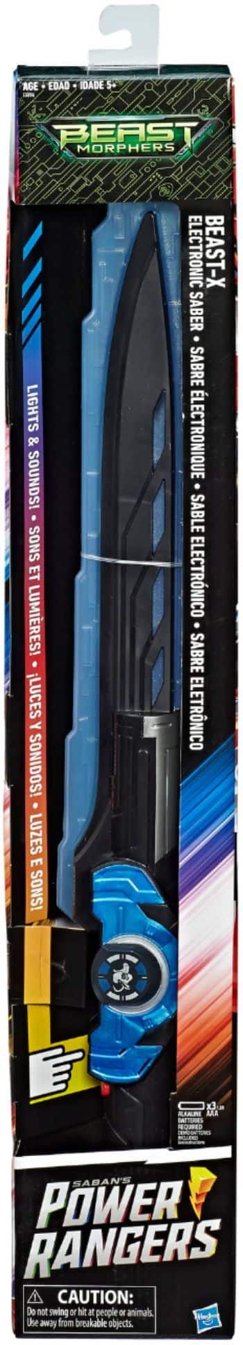 Customer Reviews: Power Rangers Beast Morphers Beast-X Electronic Saber ...