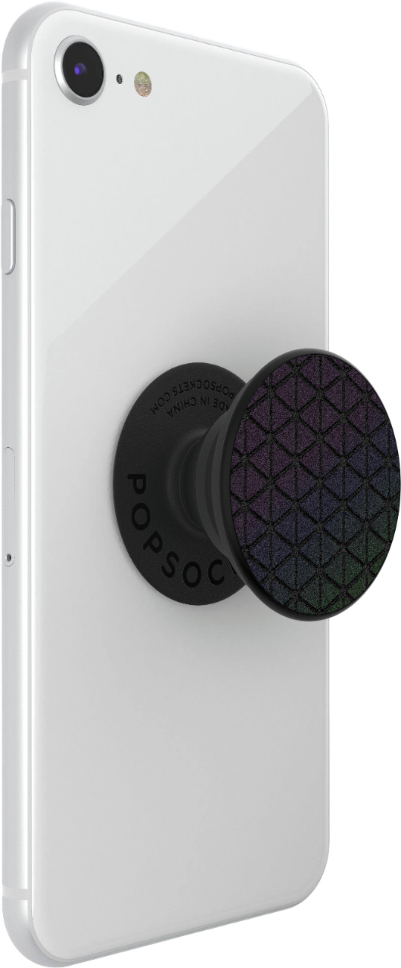 Best Buy: PopSockets PopGrip Reflective Techno Grid 801948