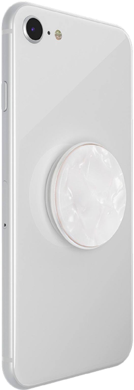 PopSockets PopGrip Premium Cell Phone Grip & Stand Acetate Pearl White 801128 - Open Box - Best Buy