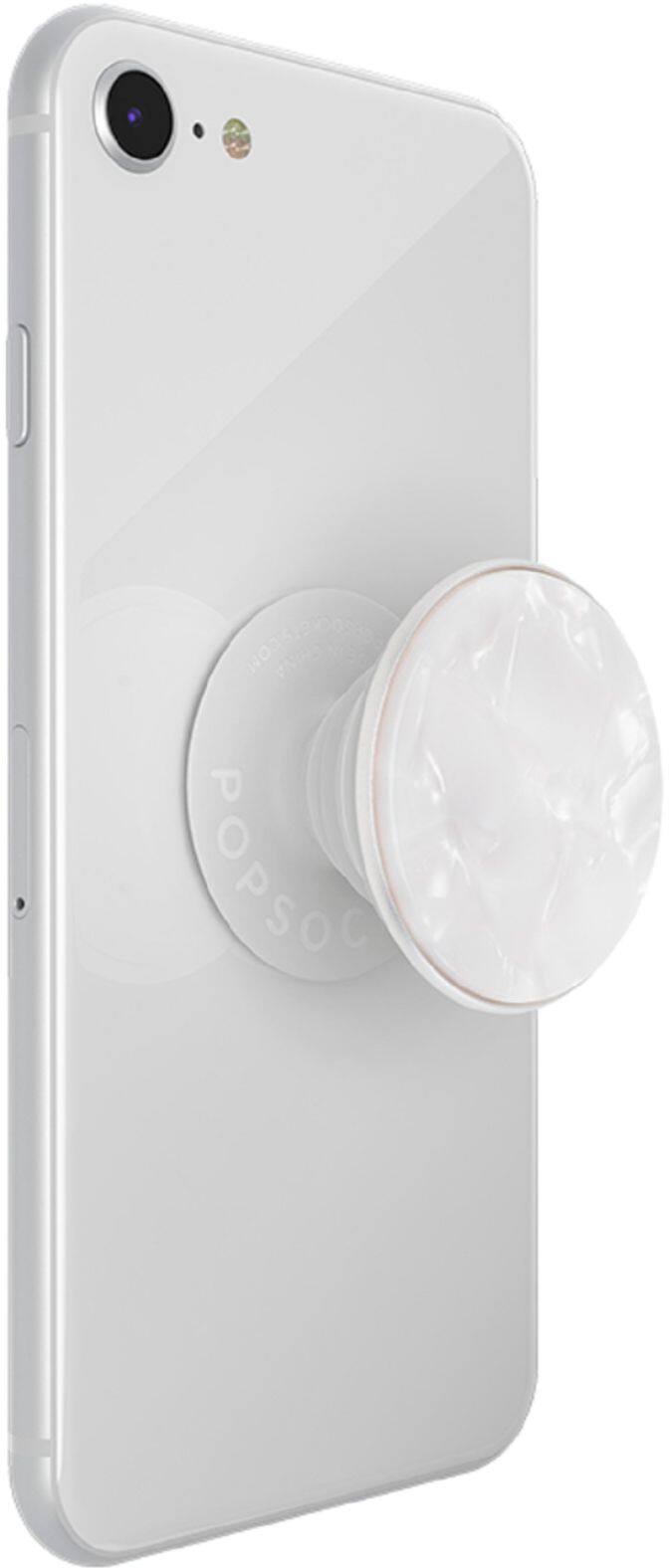 PopSockets PopGrip Premium Cell Phone Grip & Stand Acetate Pearl White ...