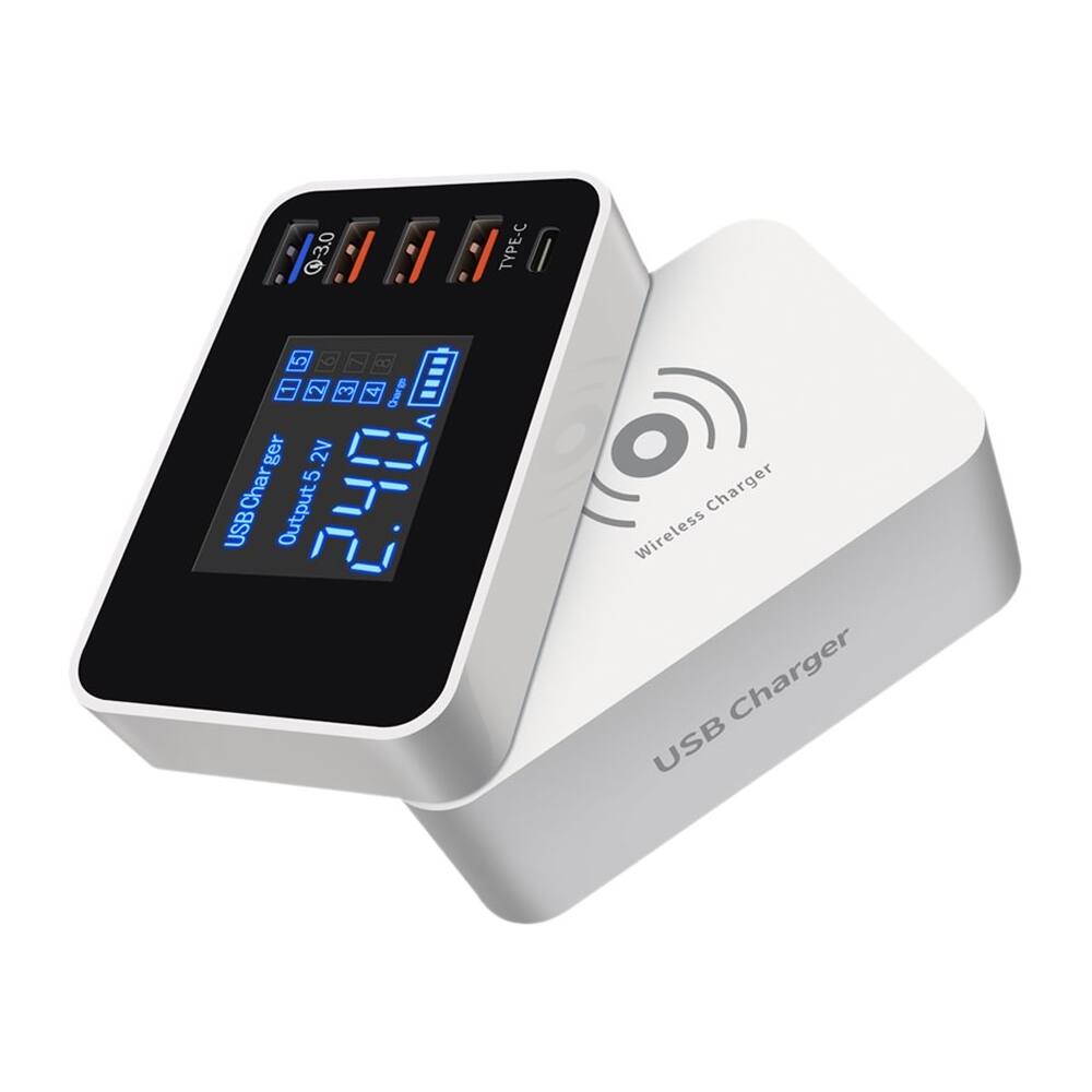 Ivomax Fast Charge Wireless Charging Pad for iPhone/Android White 1905 ...