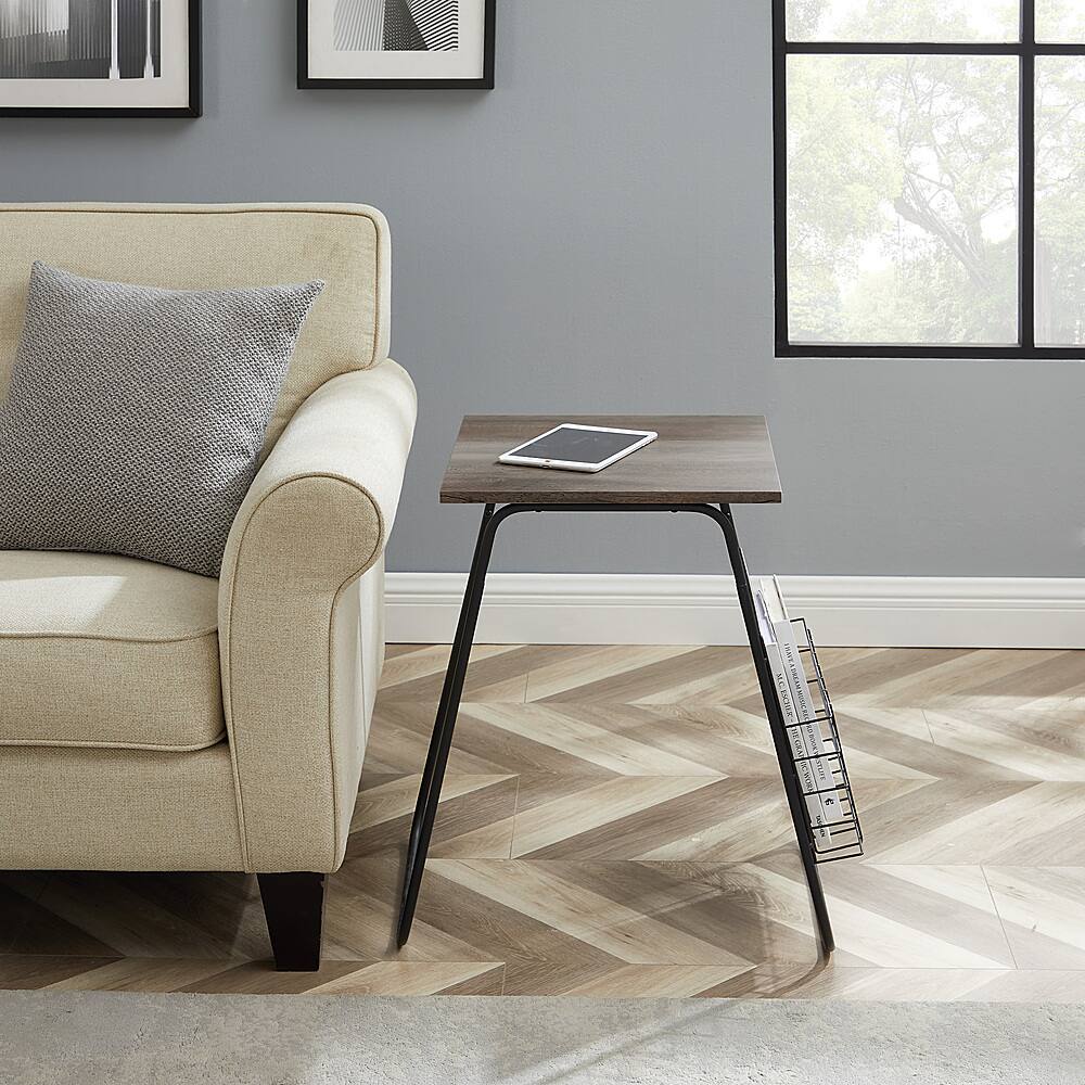 Best Buy: Walker Edison Square Modern Laminate / High-Grade MDF Side ...