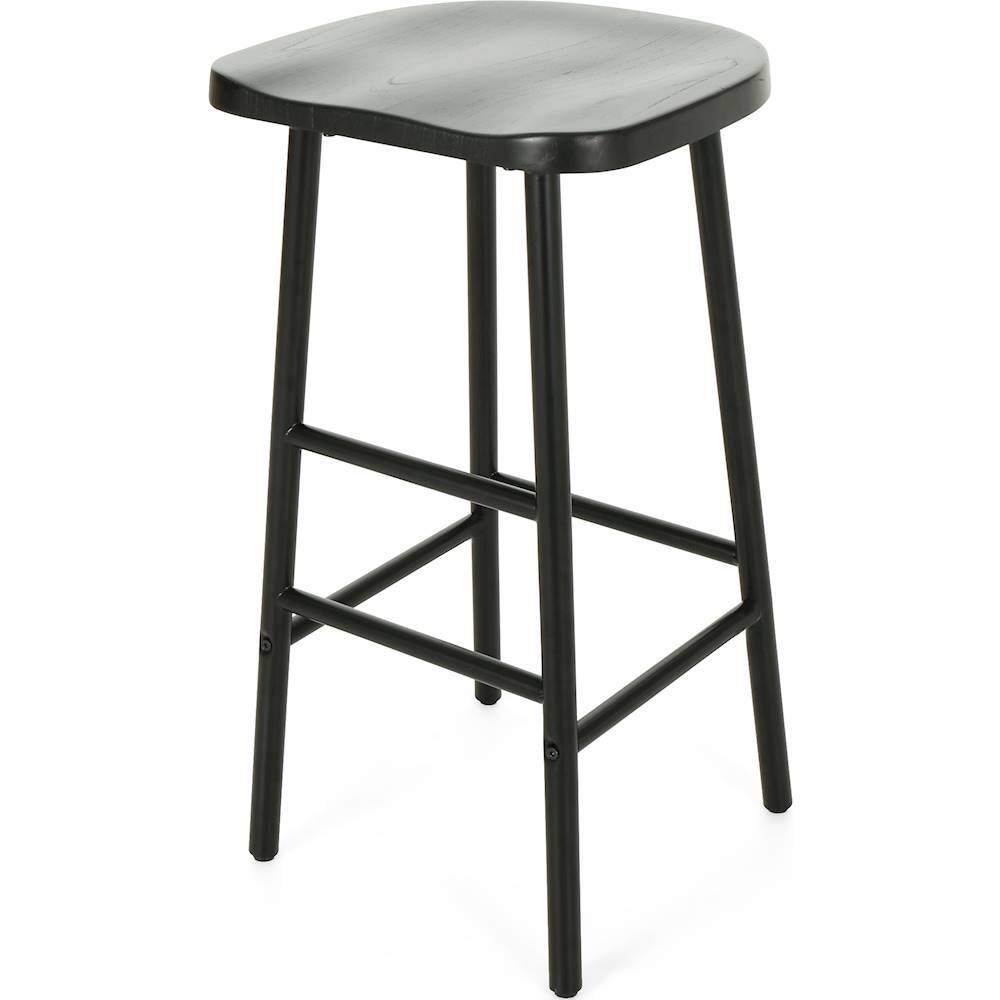 Best Buy: Noble House Pindall Iron and Pine Veneer Barstools (Set of 2 ...