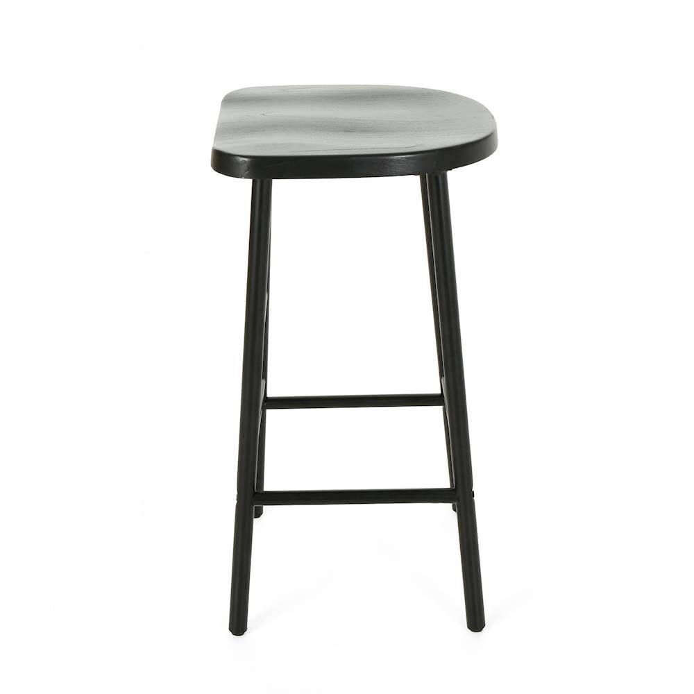 Best Buy: Noble House Pindall Iron and Pine Veneer Barstools (Set of 2 ...