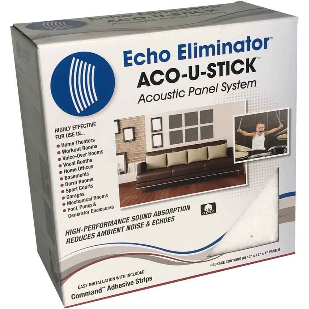 Acoustic Geometry Echo Eliminator 12" x 12" x 1" Absorption Panel (6 ...