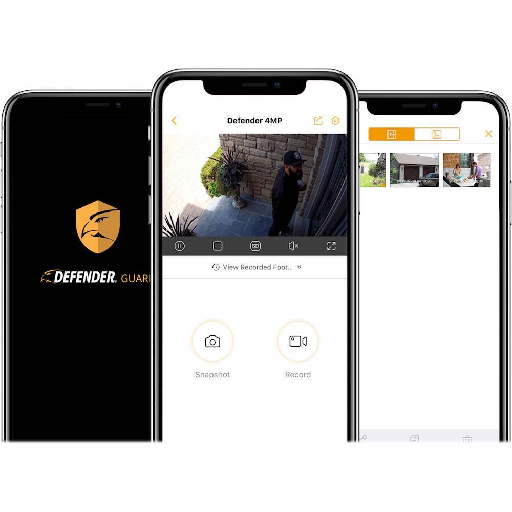 Best Buy: Defender Guard Indoor/Outdoor 1440p Wi-Fi Wireless Network ...