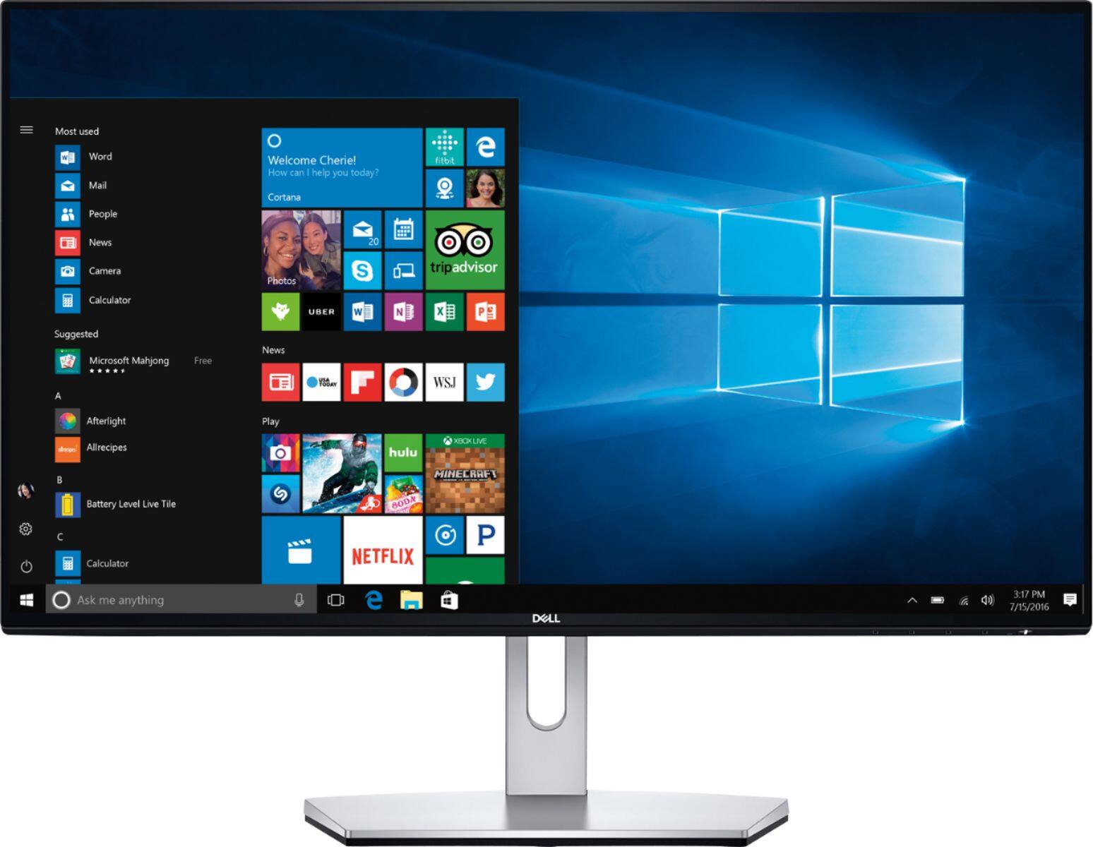 Best Buy: Dell Geek Squad Certified Refurbished 24" IPS LED FHD Monitor ...