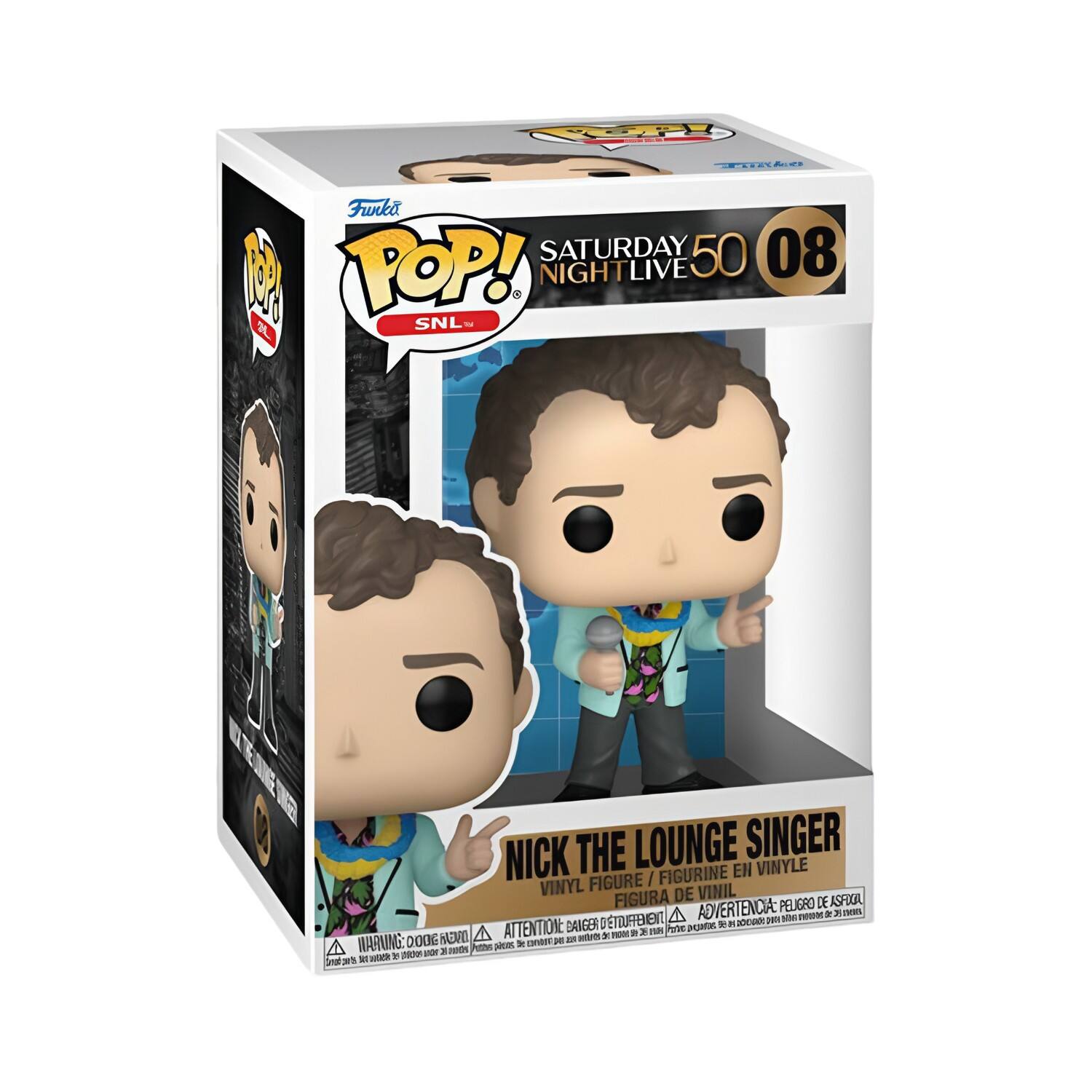 Funko Pop! SNL th Anniversary Nick the Lounge Singer Multicolor FU80065 ...
