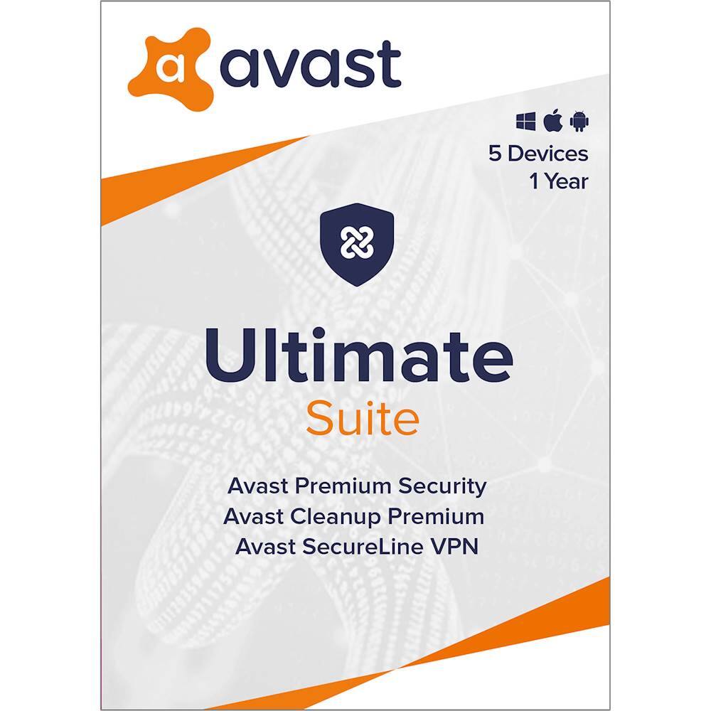 AVG Ultimate Suite (5 Devices) (1 Year Subscription) Android, Mac OS ...
