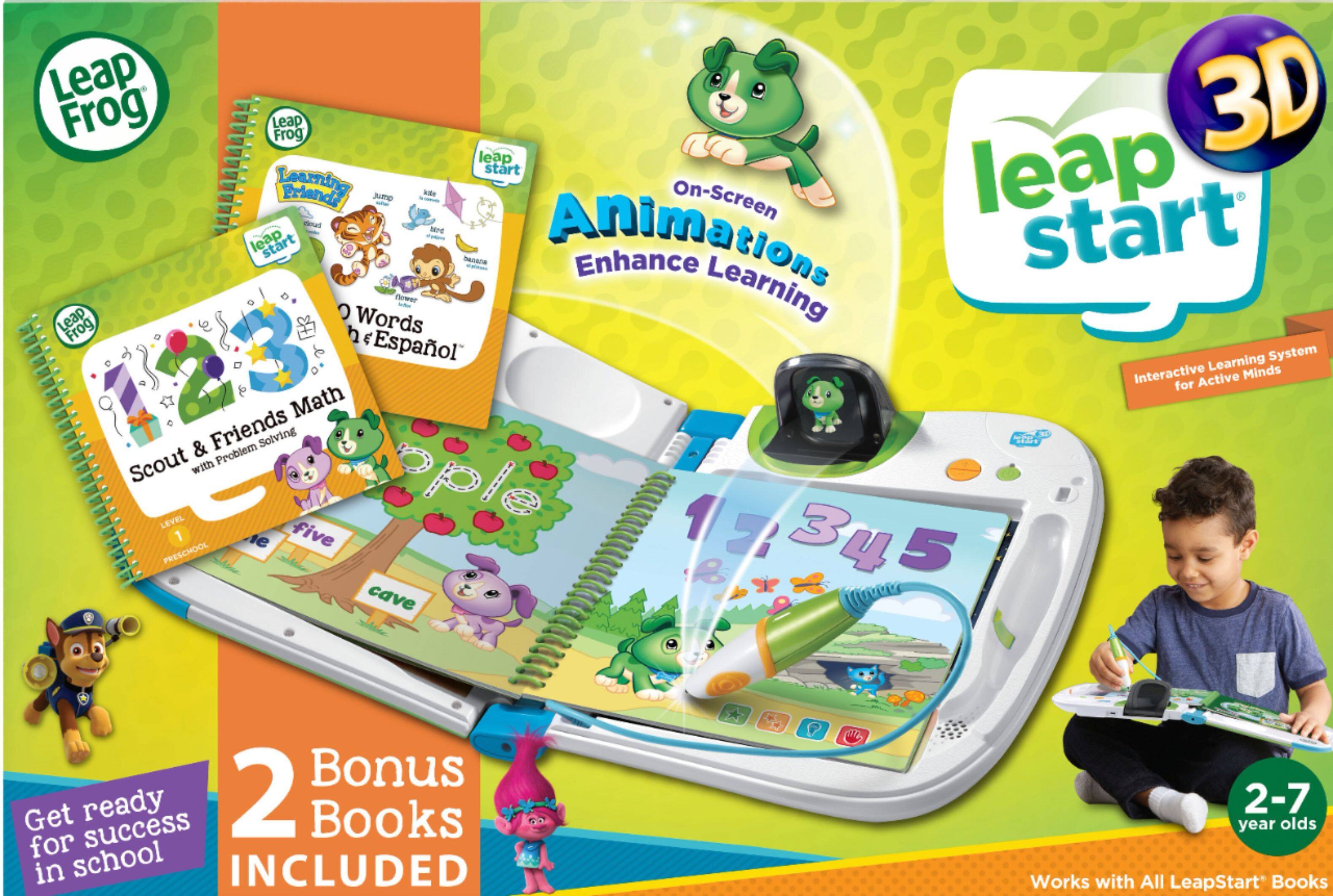 LeapFrog LeapStart 3D 2 Book Combo Pack 80 603980 Best Buy