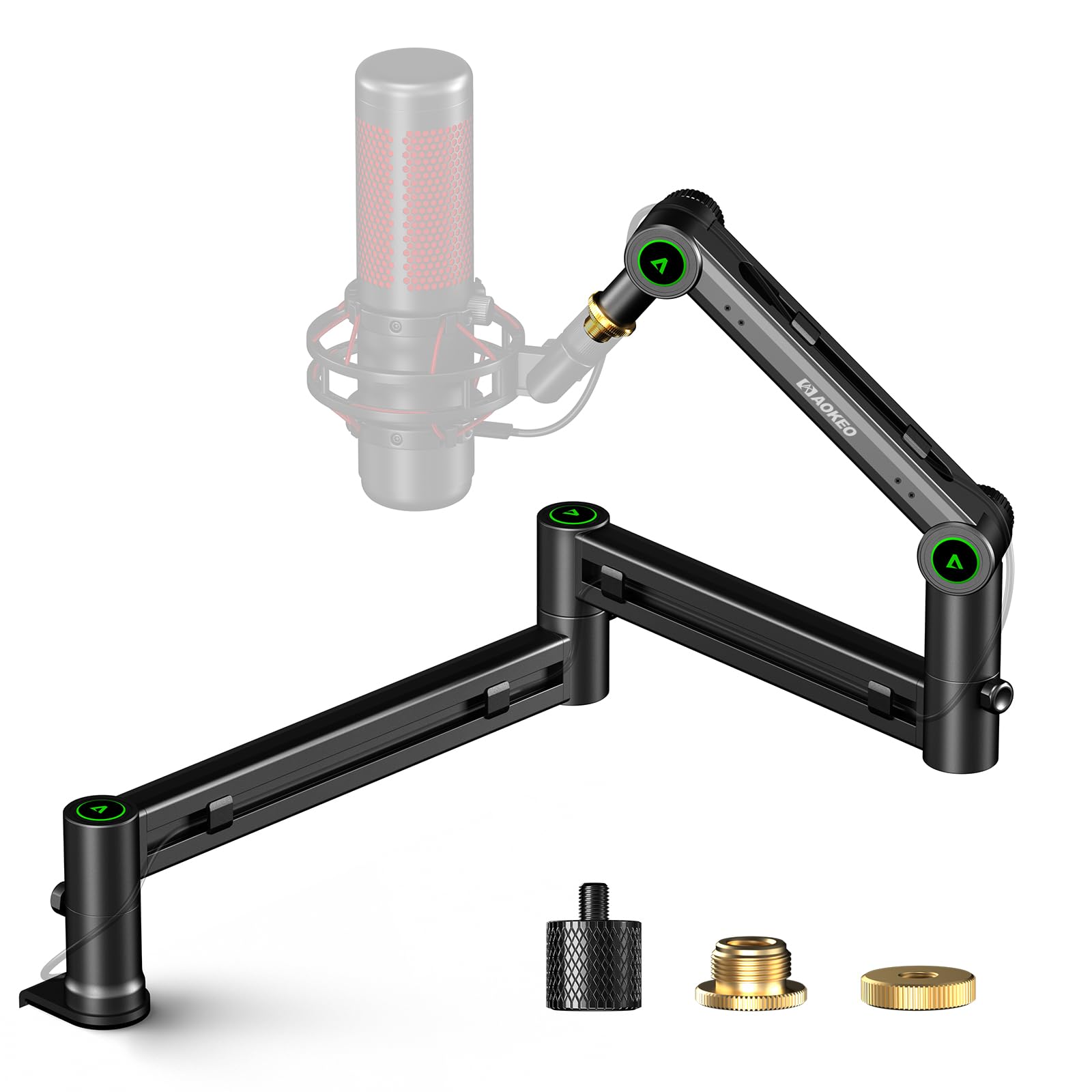 Dazzling Pops Microphone Arm Ak 58i Desk Low Profile Mic Boom Stand ...