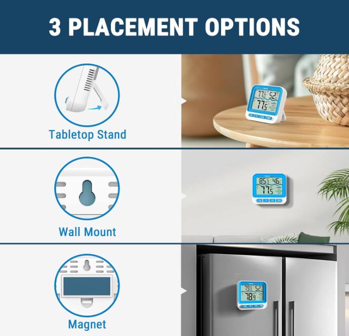 ThermoPro Digital Pool Thermometer Floating Easy Read, Large Size Water ...