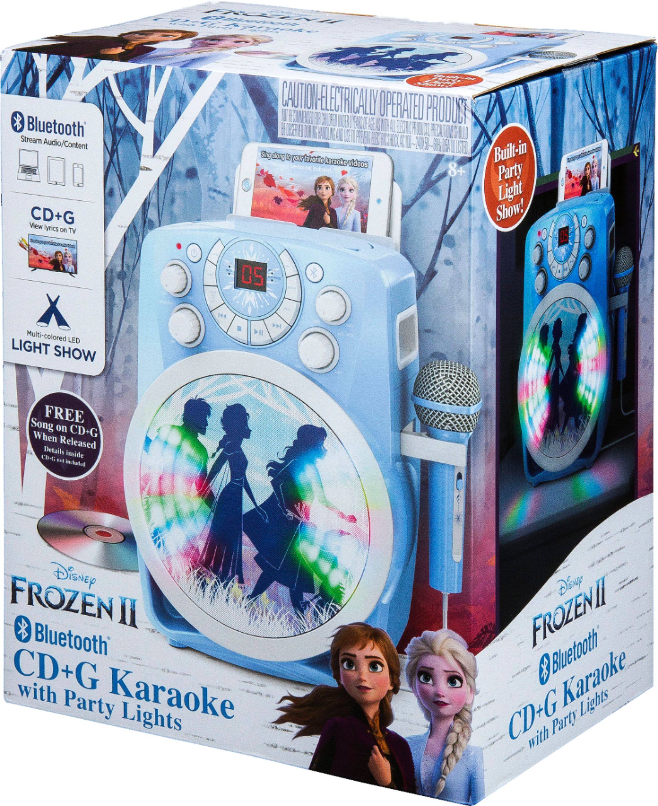 Best Buy: KIDdesigns Disney Frozen II CD+G Portable Karaoke System ...