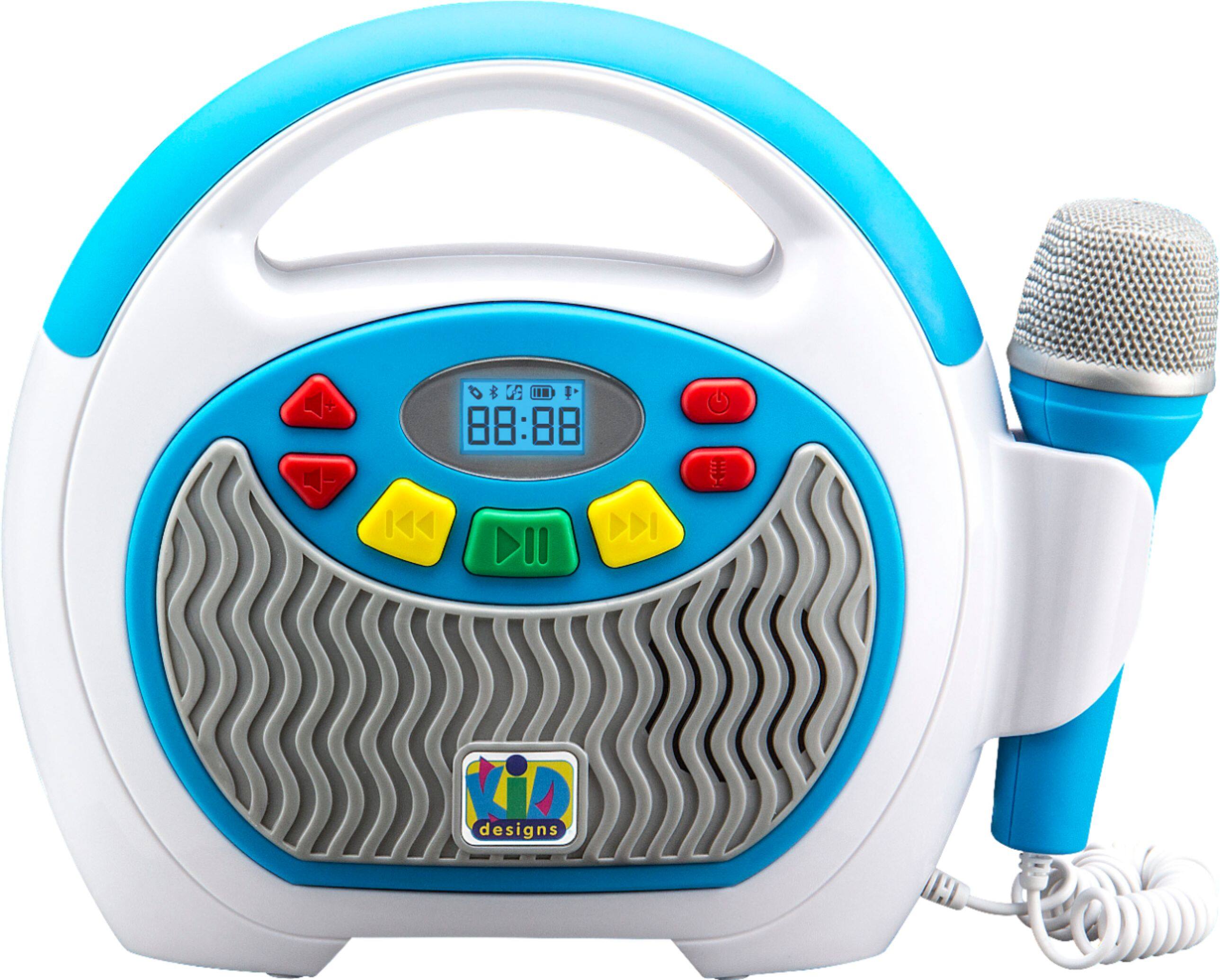 Questions and Answers: KIDdesigns MP3 Portable Karaoke System White ...