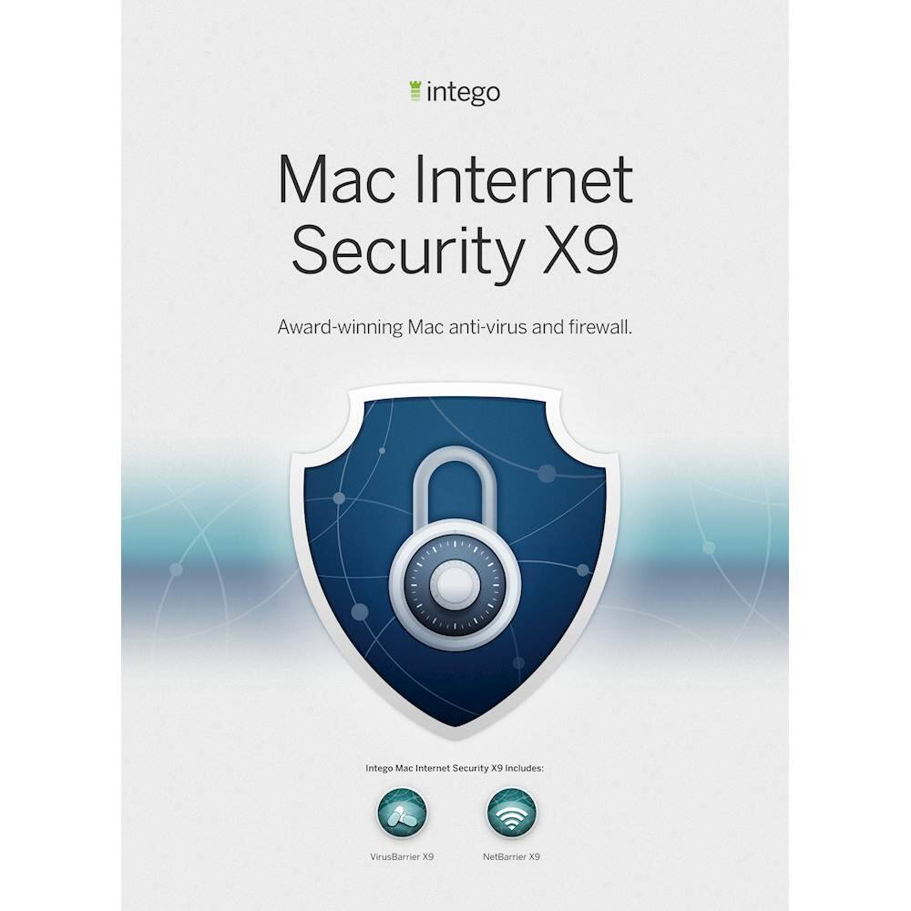 Intego Mac Internet Security X9 (1 Device) (1 Year Subscription) Mac OS ...