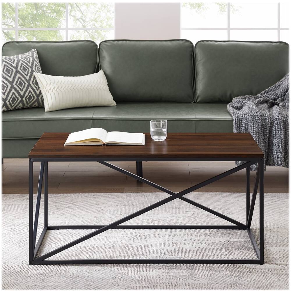 Best Buy: Walker Edison Modern Geometric Coffee Table BBF40GEOCTDW