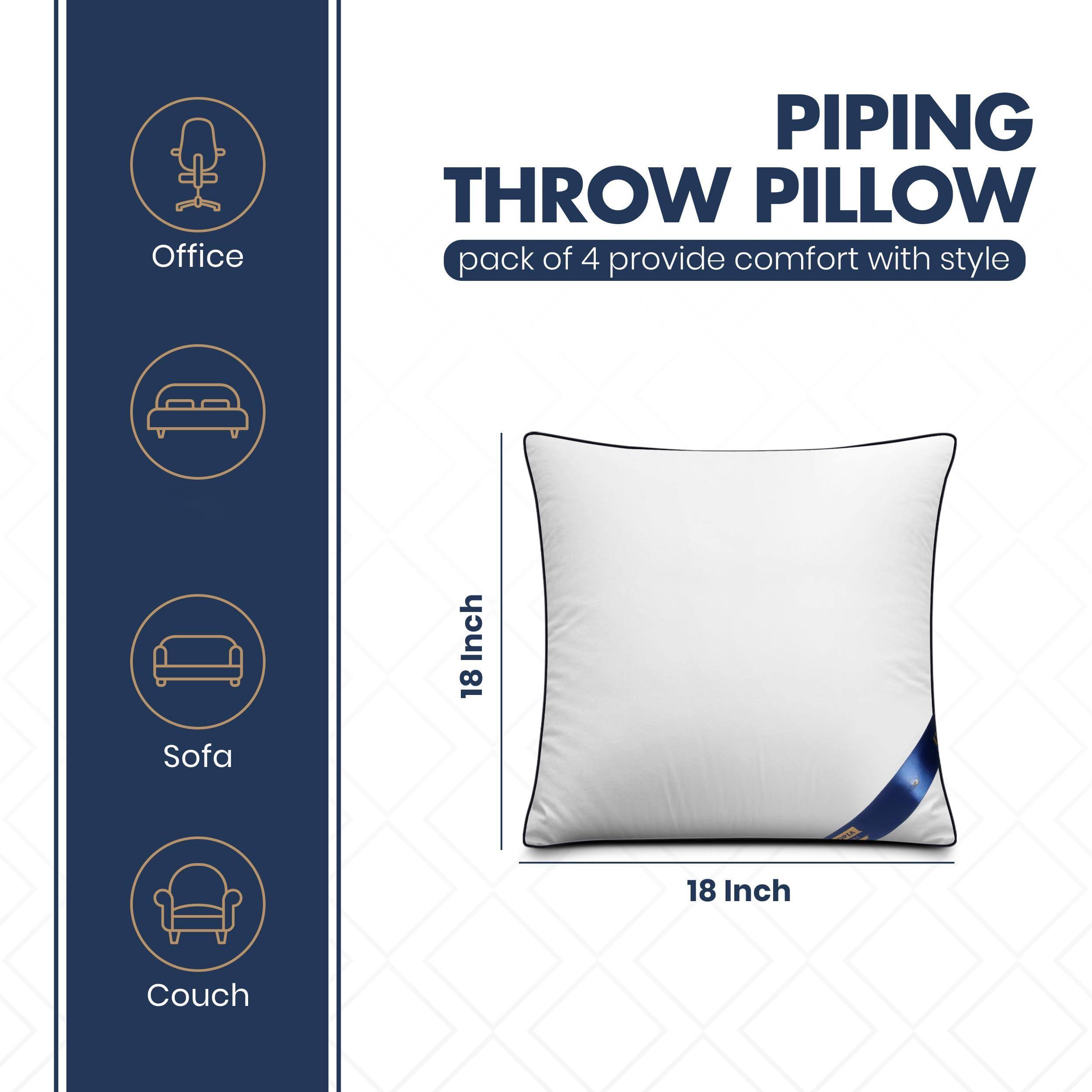NICHOLAS KLEIN Throw Pillow Inserts Inches Decorative Indoor Pillows ...