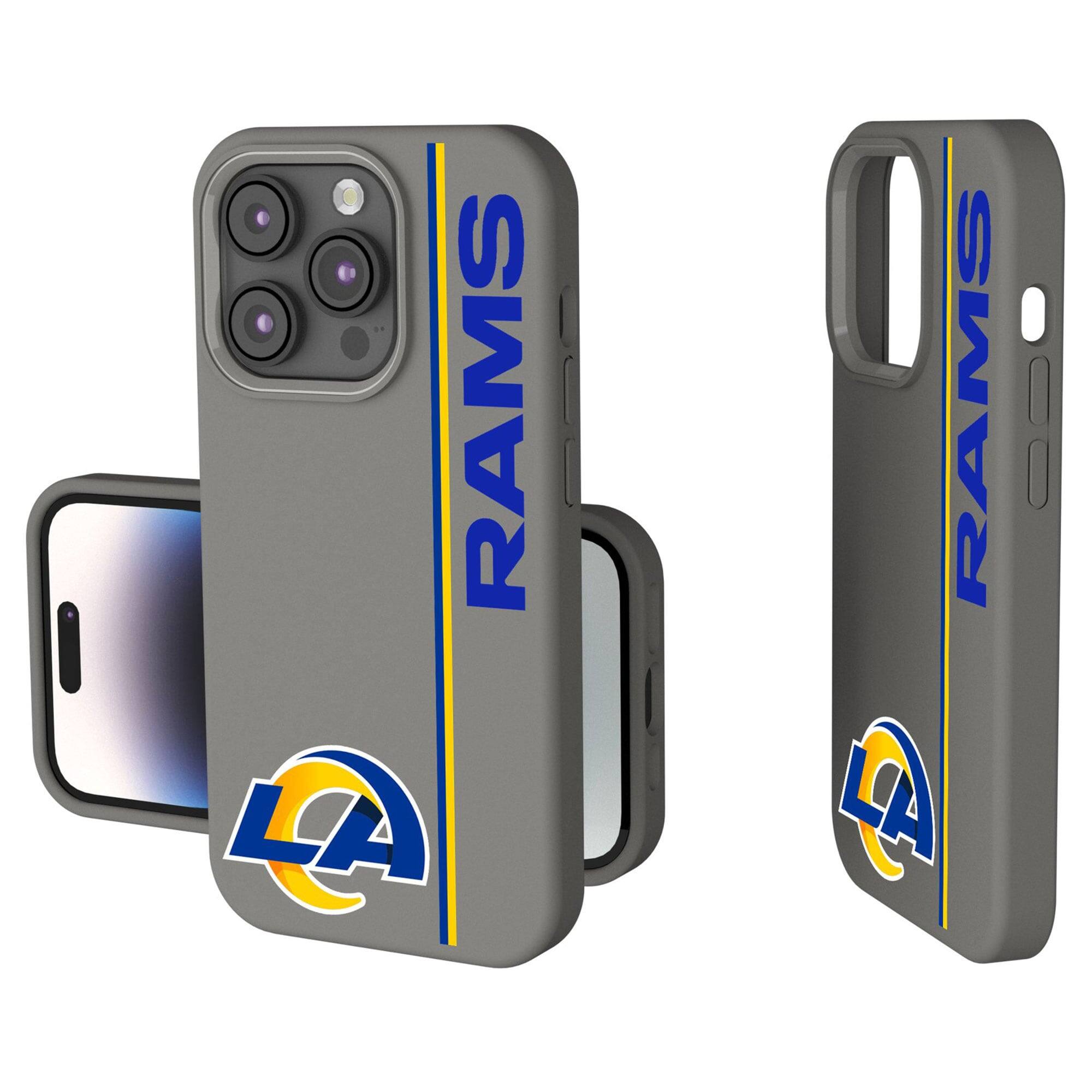 Keyscaper NFL Los Angeles Rams iPhone Soft Touch Case 15 Pro Max Gray 202264581 - Best Buy