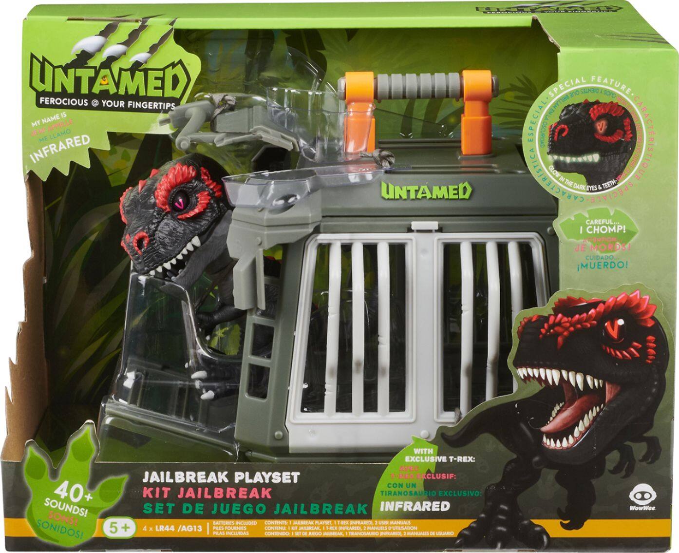 Best Buy: WowWee Untamed Jailbreak T-Rex Playset by Fingerlings ...