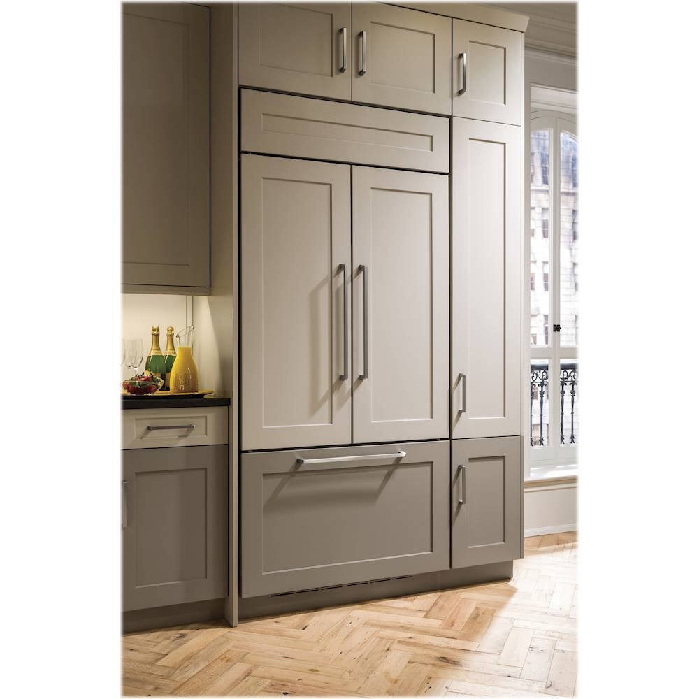 Monogram 20.8 Cu. Ft. French Door Built In Refrigerator with Large Full ...