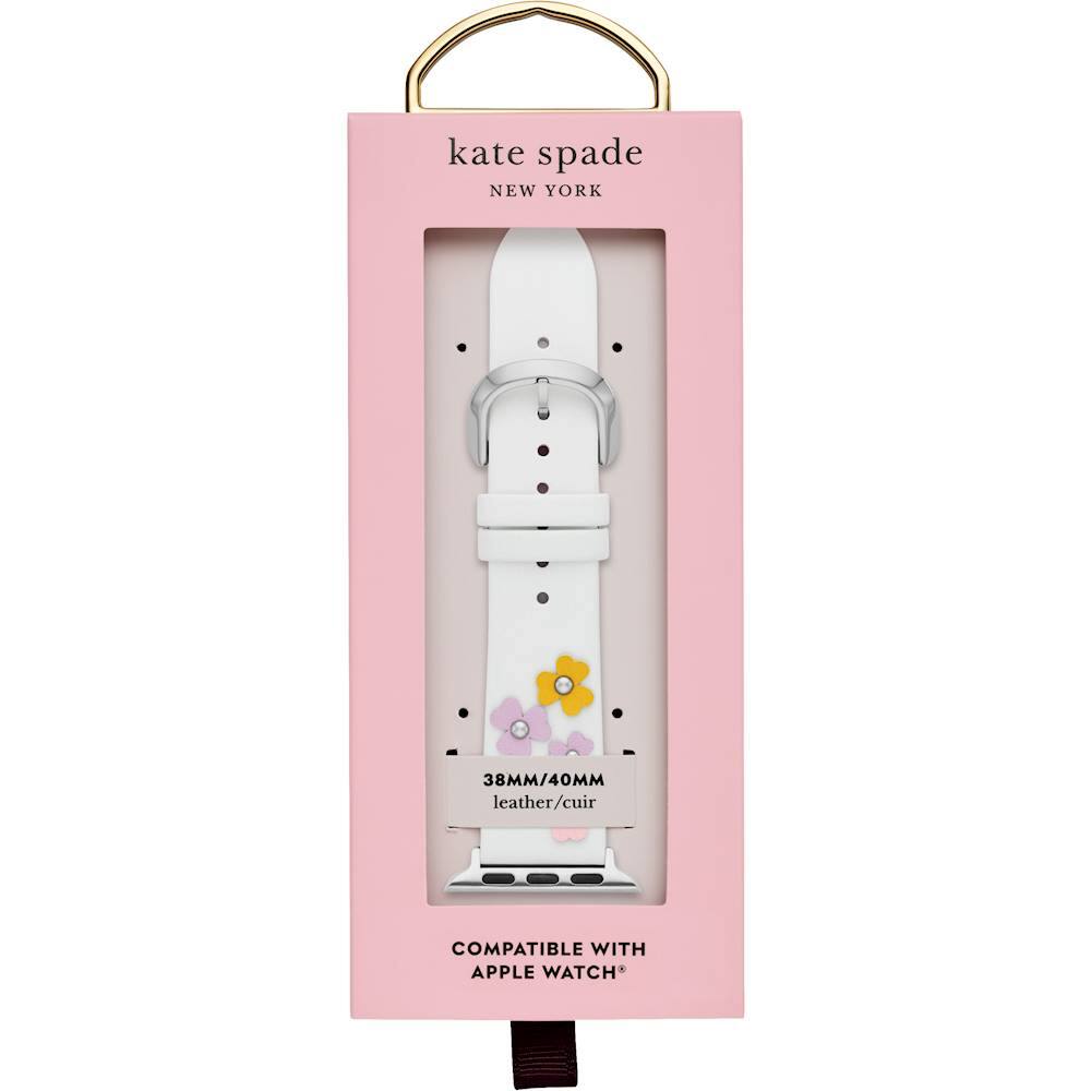 Best Buy: kate spade new york Leather Watch Strap for Apple Watch™ 38mm ...