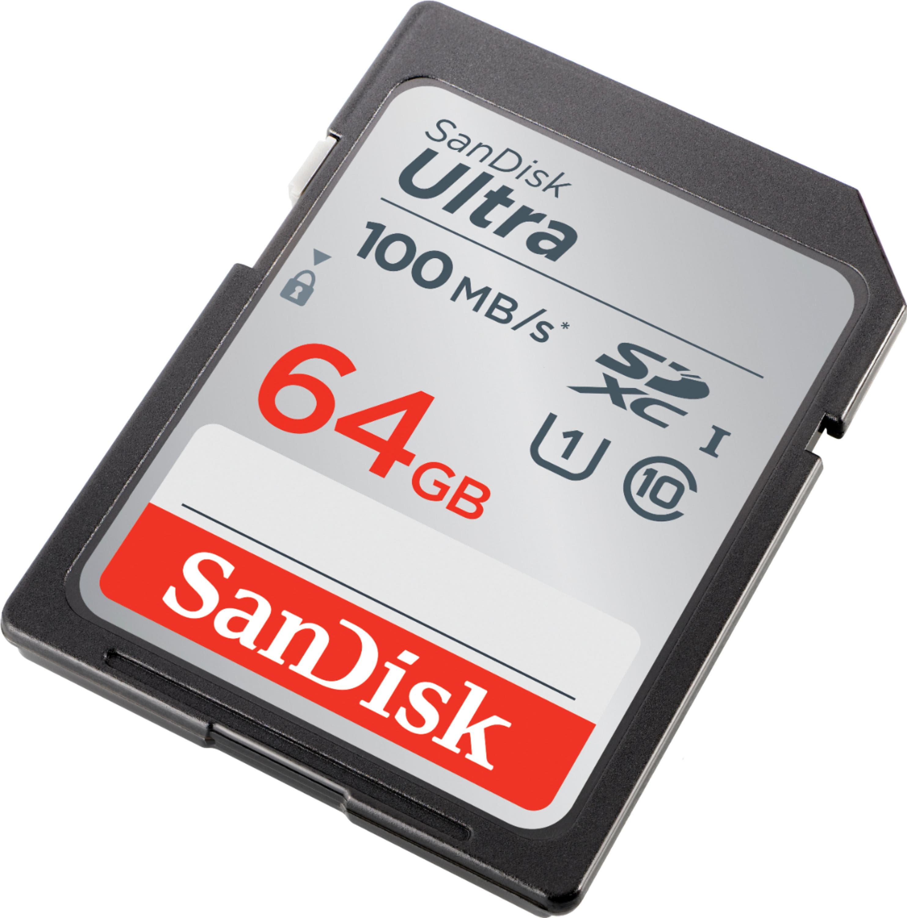 Best Buy: SanDisk Ultra 64GB SDXC UHS-I Memory Card SDSDUNR-064G-AN6IN