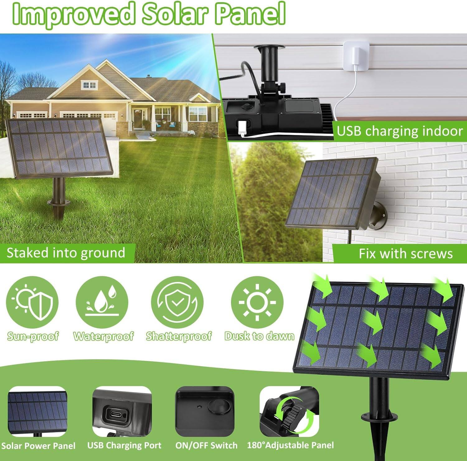 Nordic Hygge 50FT Solar String Lights Outdoor Waterproof, Hanging Solar Lights with 26 ...