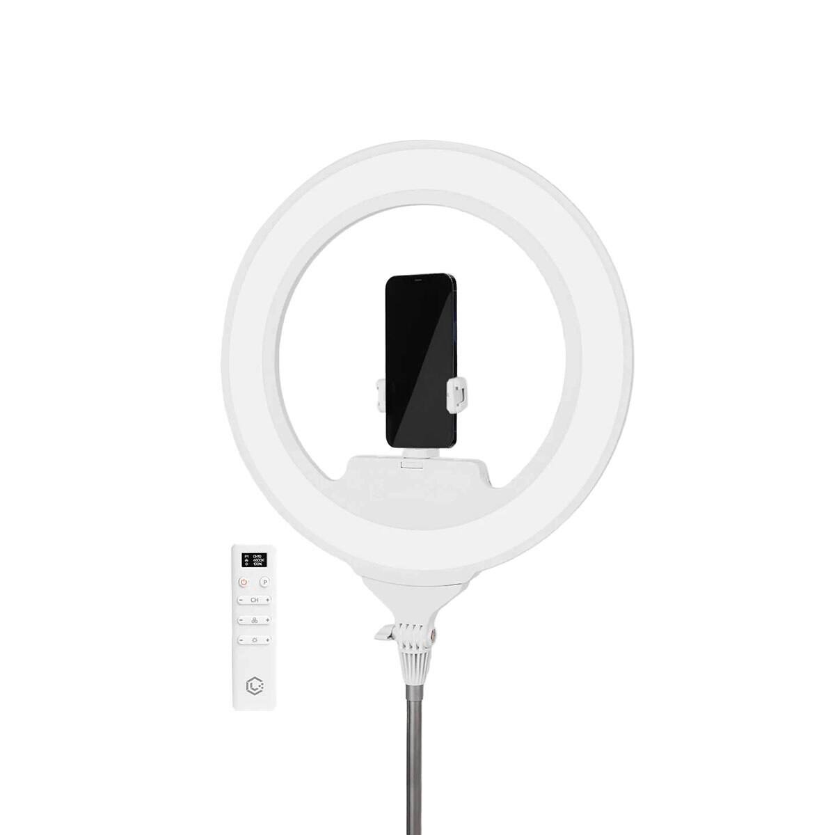 Lume Cube 18" Cordless Bi Color Ring Light Pro with Stand, White LC ...