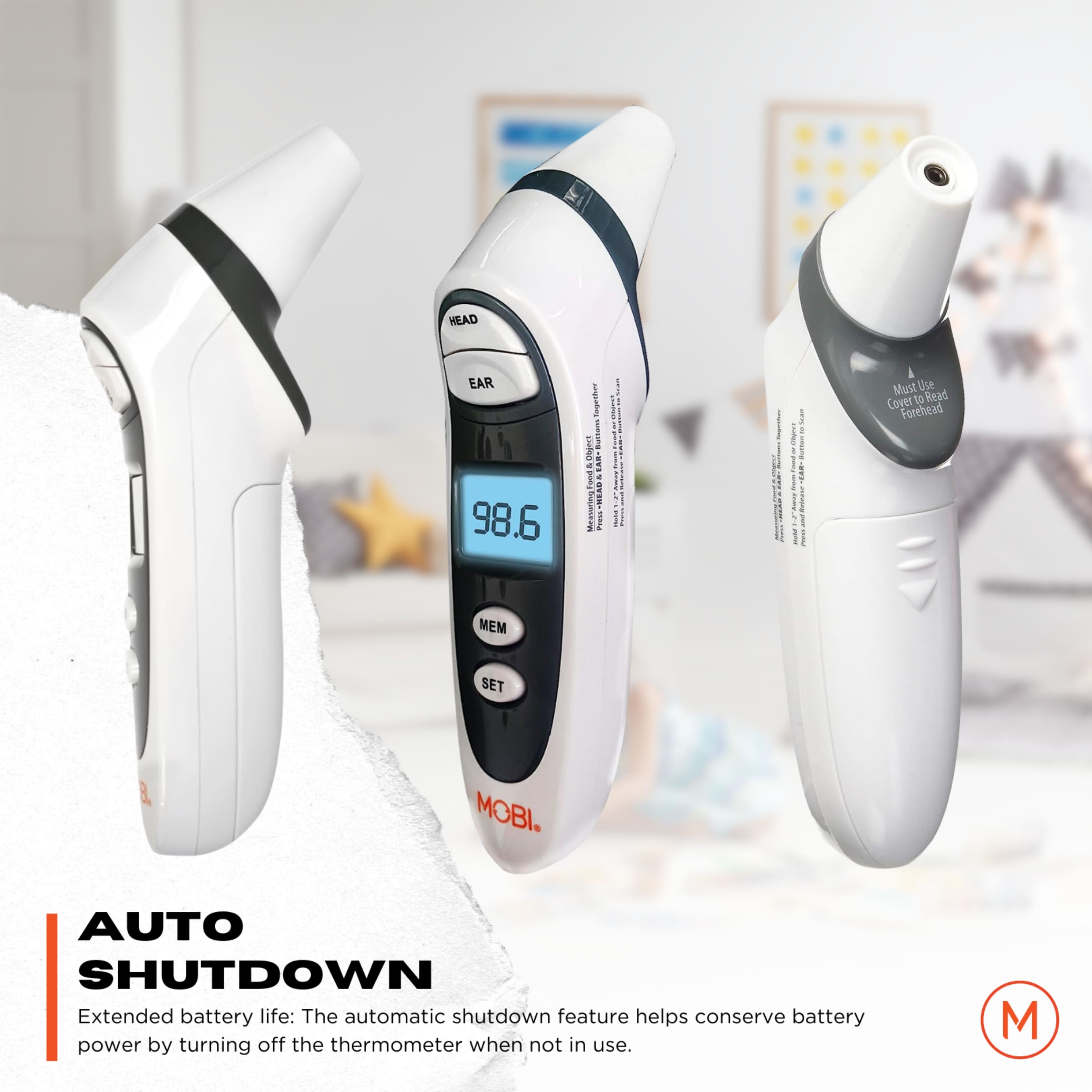 Customer Reviews: MOBI DualScan Prime Health Thermometer with Fever ...