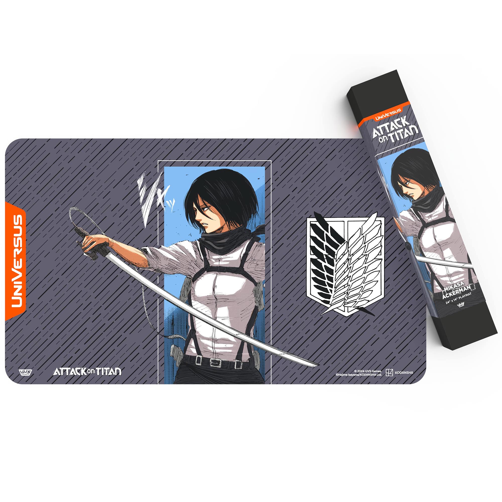 Jasco Games UniVersus Attack on Titan: Battle for Humanity Mikasa Ackerman Playmat ...