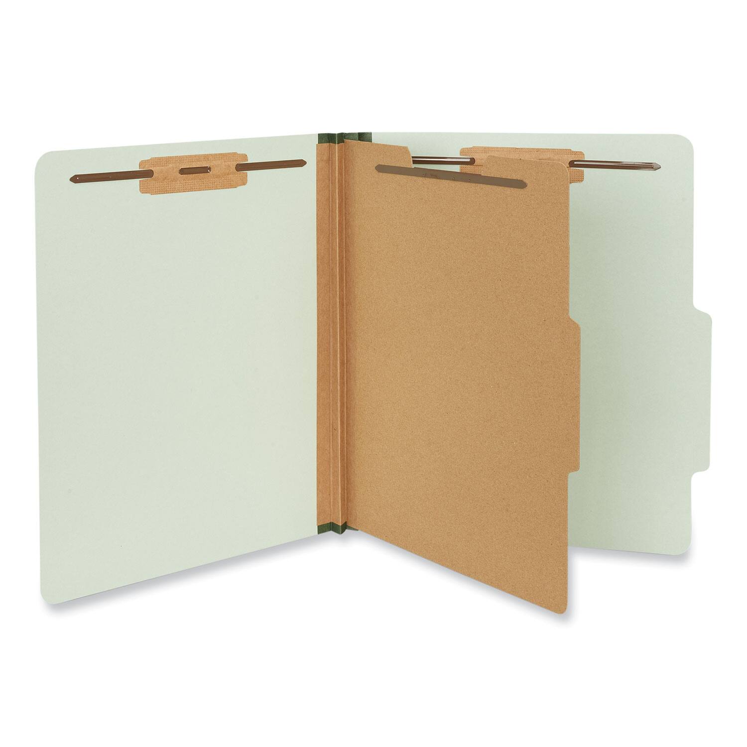 Universal Four Section Pressboard Classification Folders, 2" Expansion ...