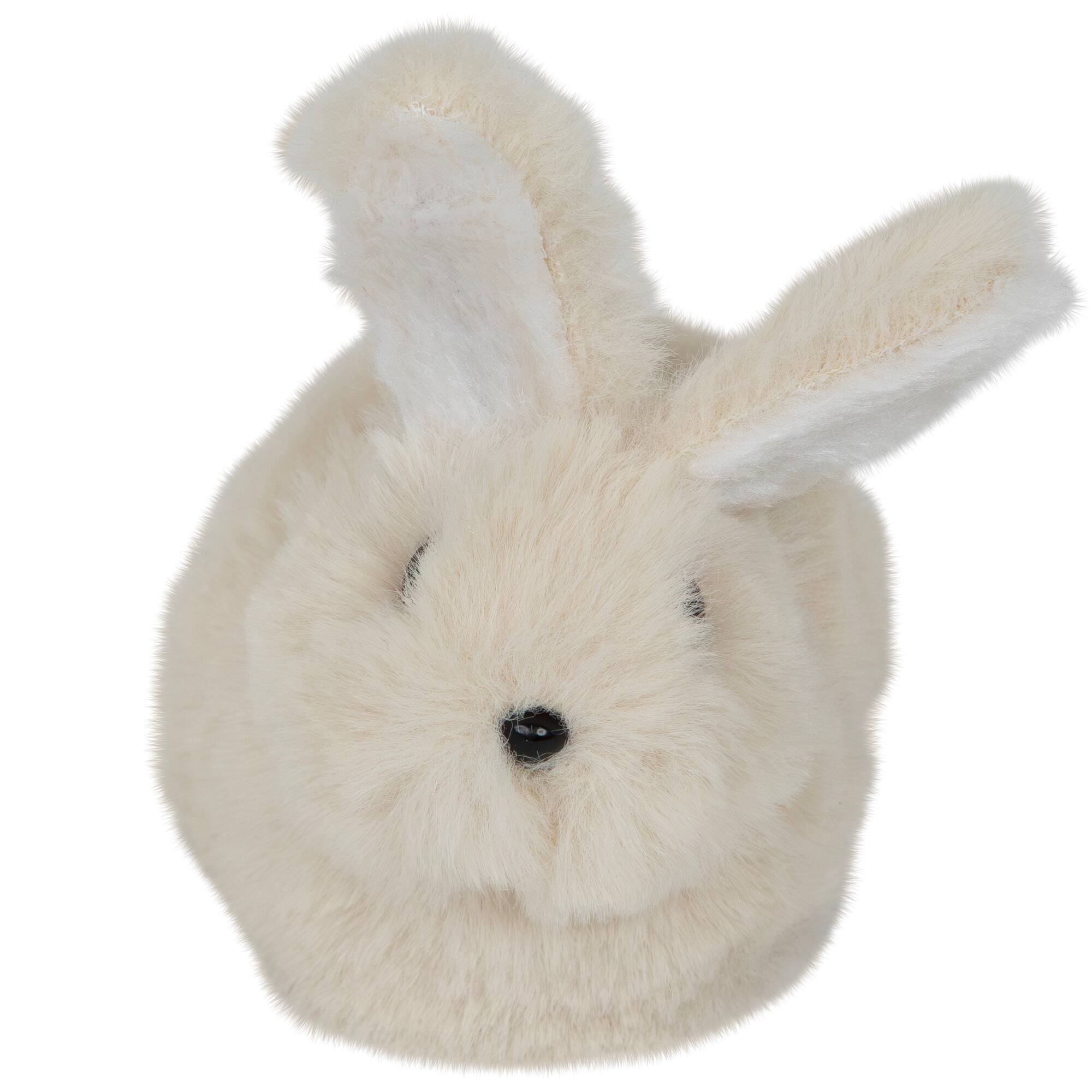 Northlight Plush Sitting Easter Bunny Rabbit Spring Figure 4.75" White ...