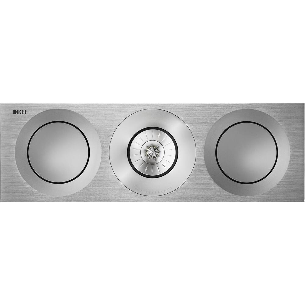 Best Buy: KEF Reference Dual 6-1/2" Passive 3-Way Center-Channel Speaker (Each) Silver Satin ...