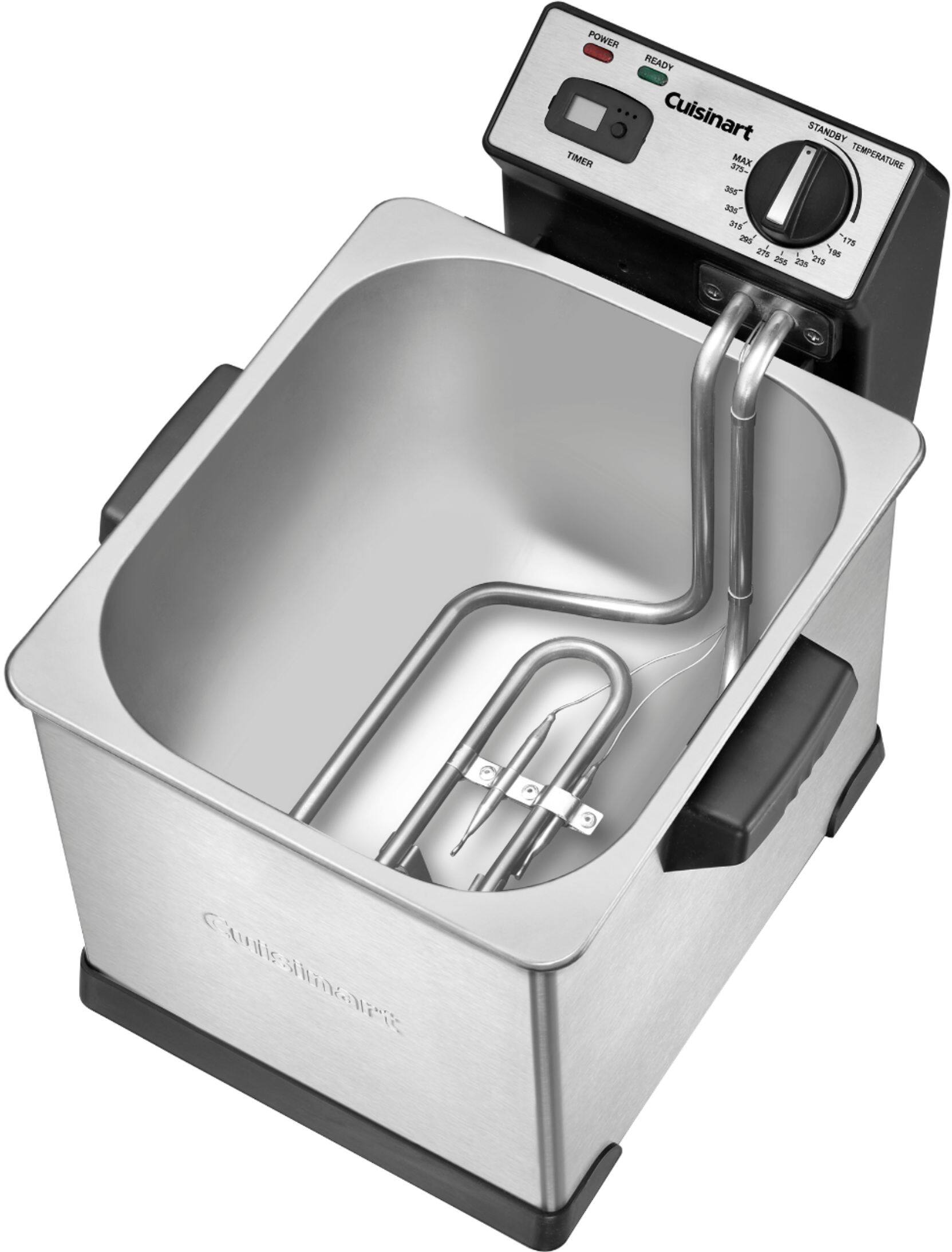 Best Buy: Cuisinart 3.4qt Digital Deep Fryer Stainless Steel CDF-170WM1