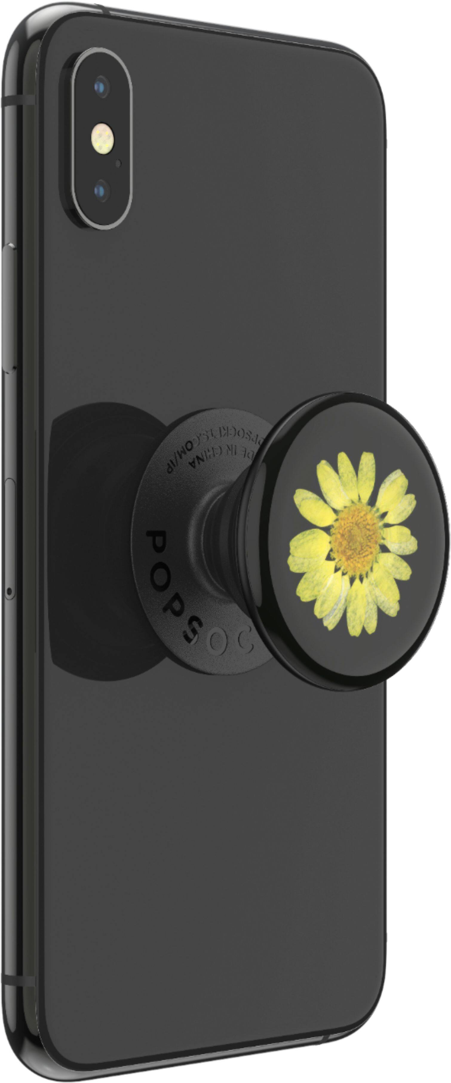 Best Buy: PopSockets PopGrip Premium Cell Phone Grip & Stand Yellow/Black 802999