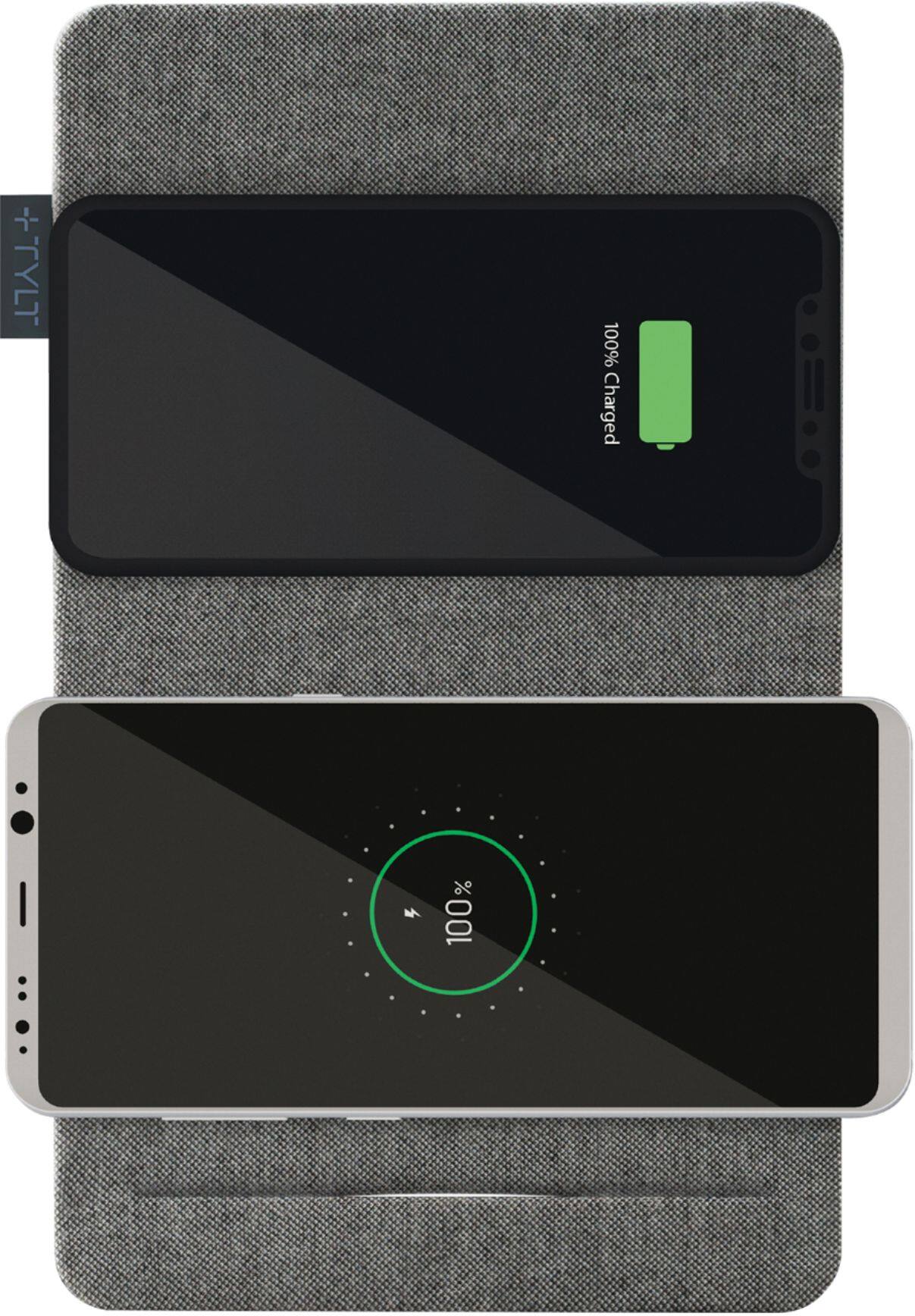 TYLT Refurbished Excellent Mat 10W Qi Certified Dual Wireless Charging ...