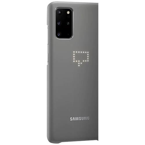 Best Buy: Samsung LED Back Cover Case for Galaxy S20+ and S20+ 5G Gray ...