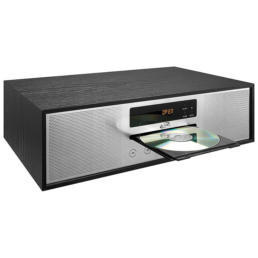 iLive Bluetooth CD Home Stereo System Silver IHB340B - Best Buy