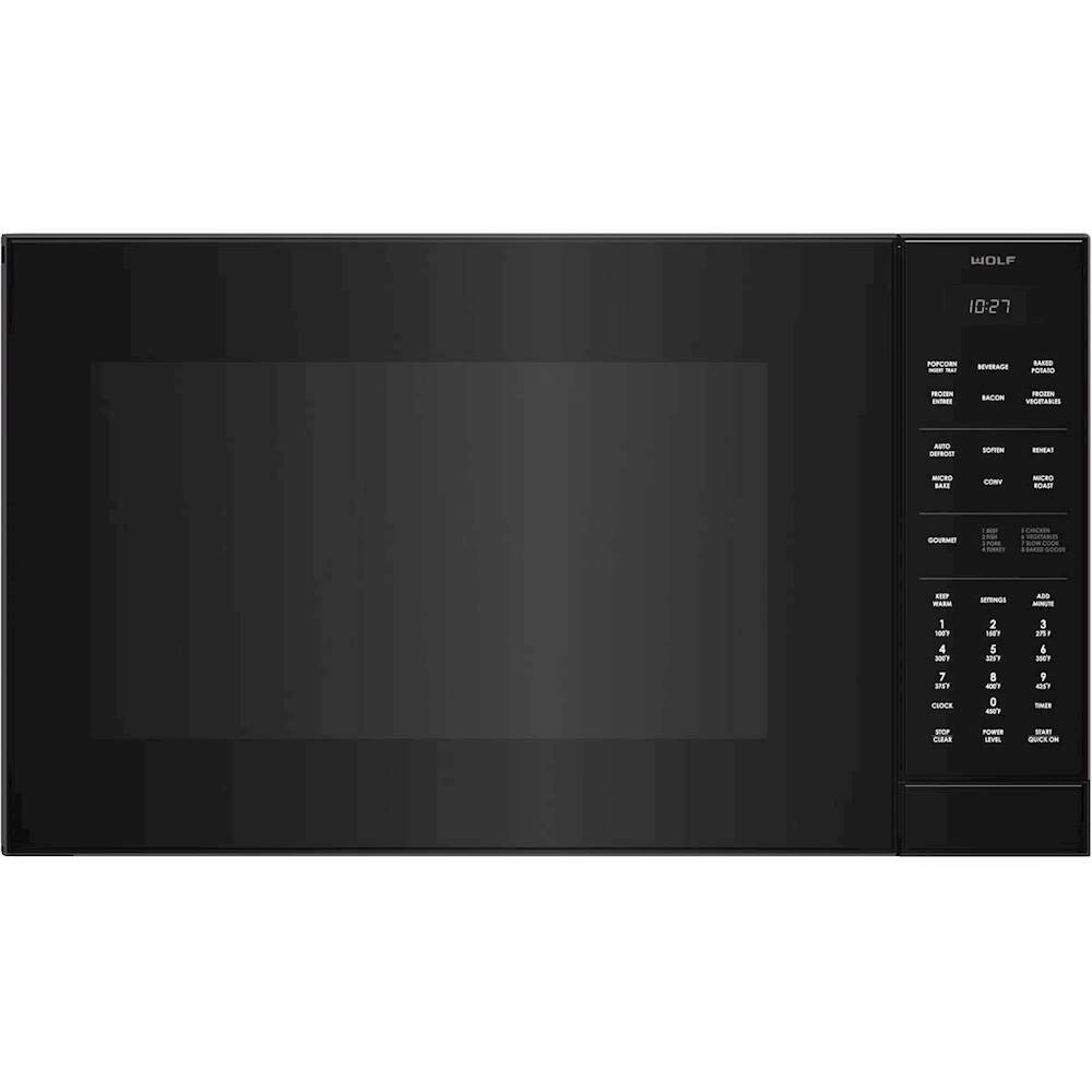 Wolf 1.5 Cu. Ft. Convection Microwave with Sensor Cooking Black MC24 ...