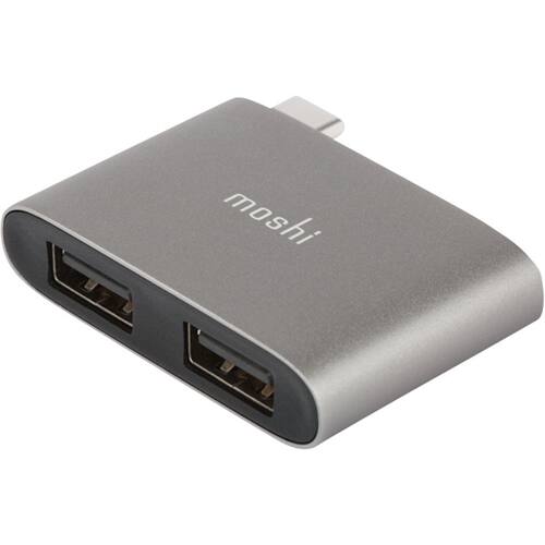 Best Buy: Moshi USB Type C-to-USB Type A Adapter Titanium Gray 99MO084214