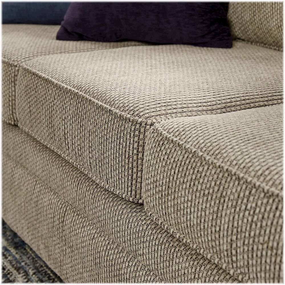 Best Buy: True Seating Clark 3-Seat Fabric Sofa Beige UPH10194A