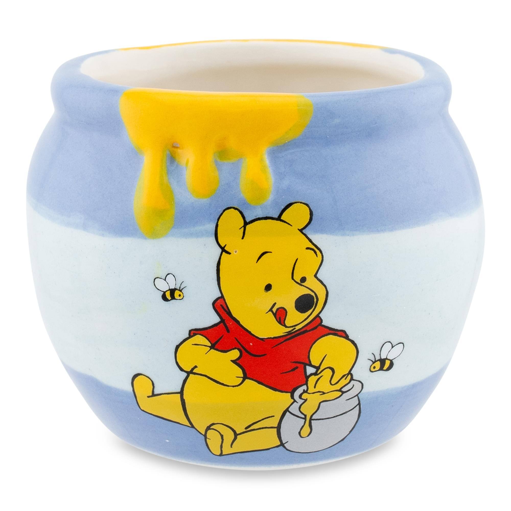Disney Winnie the Pooh Hunny Pot Sculpted Ceramic Mini Cup | Holds 2 ...