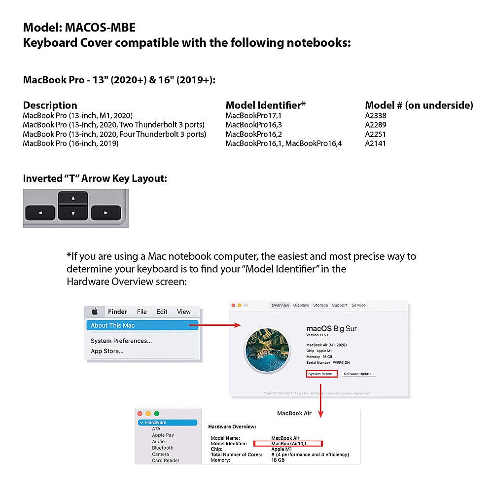 Questions and Answers: KB Covers Keyboard Cover for MacBook Pro 13 ...