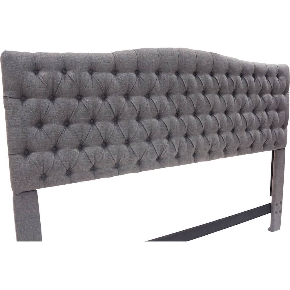 Elle Decor Celeste Contemporary Tufted Fabric 78" King Upholstered ...