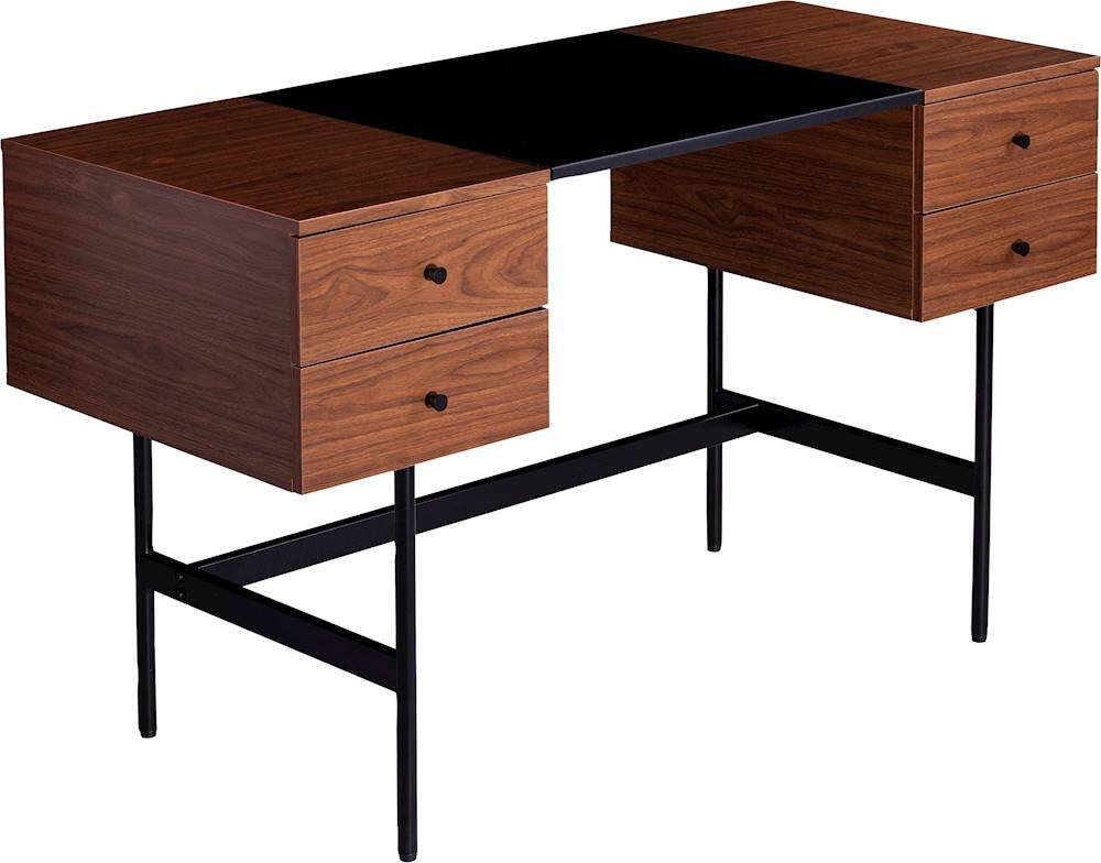 Best Buy: SEI Maraston Rectangular Metal and Wood 4-Drawer Computer ...