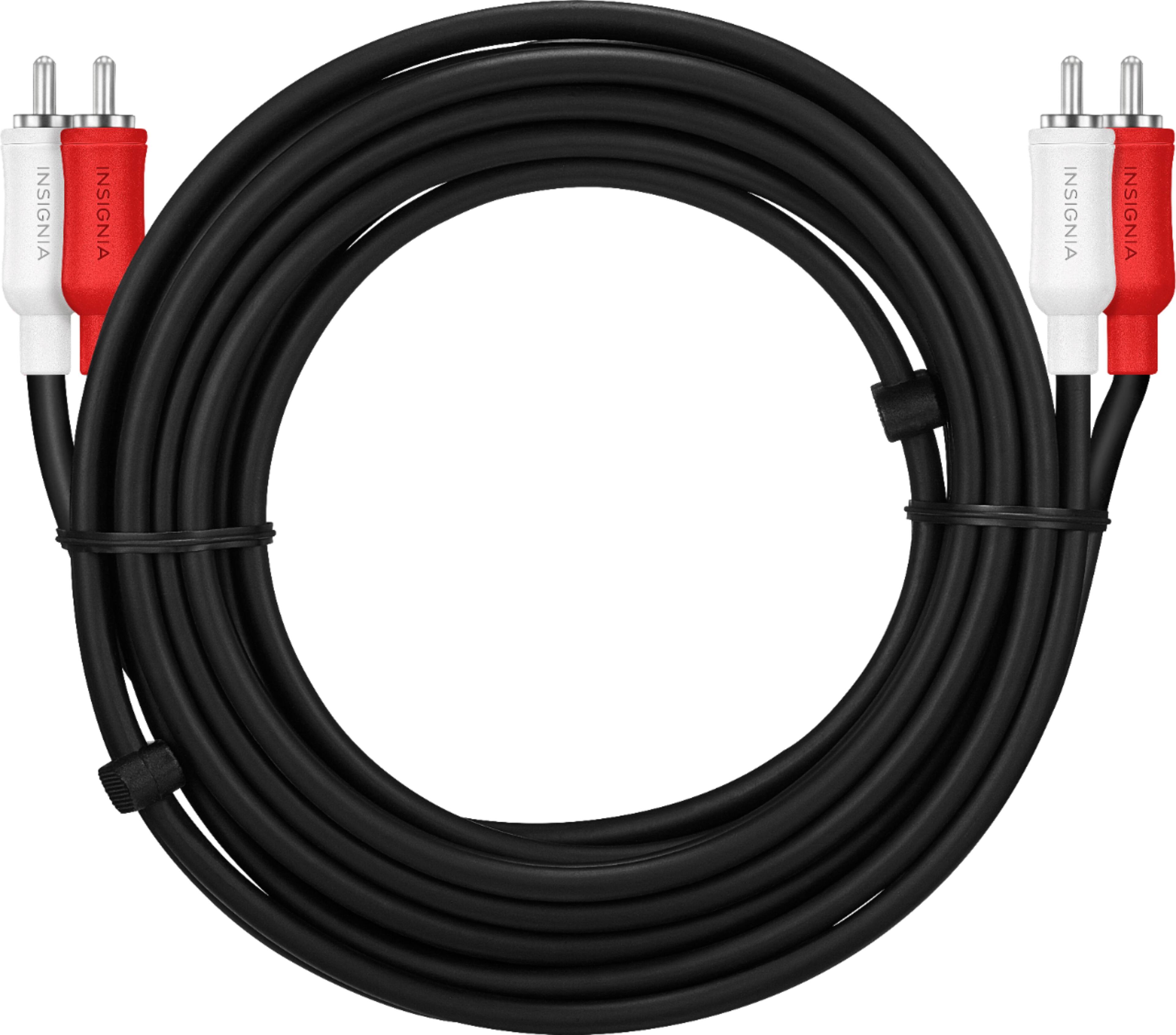 Questions and Answers: Insignia™ 12' Audio RCA Cable Black NS-HZ5162 ...