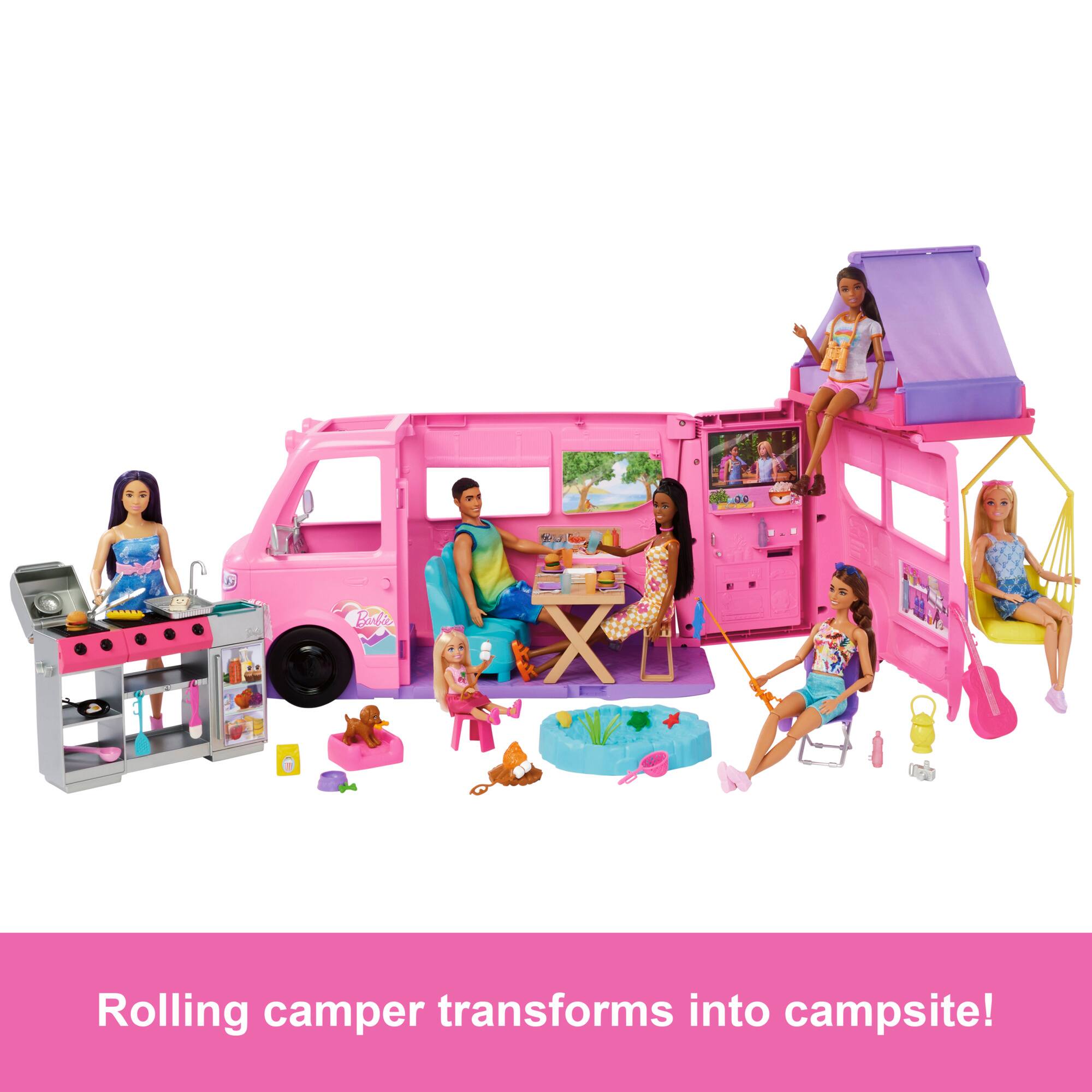 Barbie Dream Camper Vehicle Playset HRJ78 - Best Buy