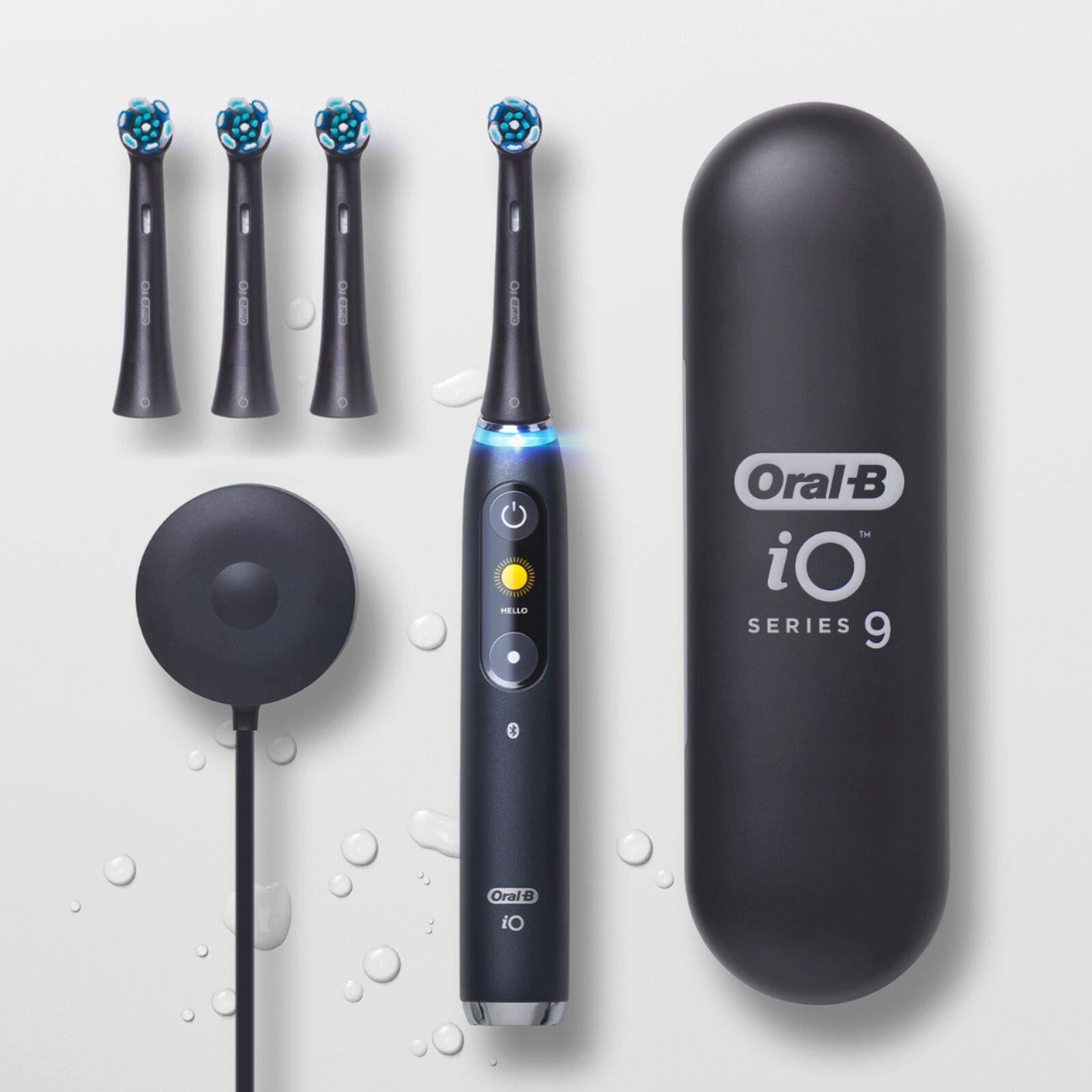 Oral B iO Series 9 Connected Rechargeable Electric Toothbrush Onyx Black IO9 M9.4B2.2A BK - Best Buy